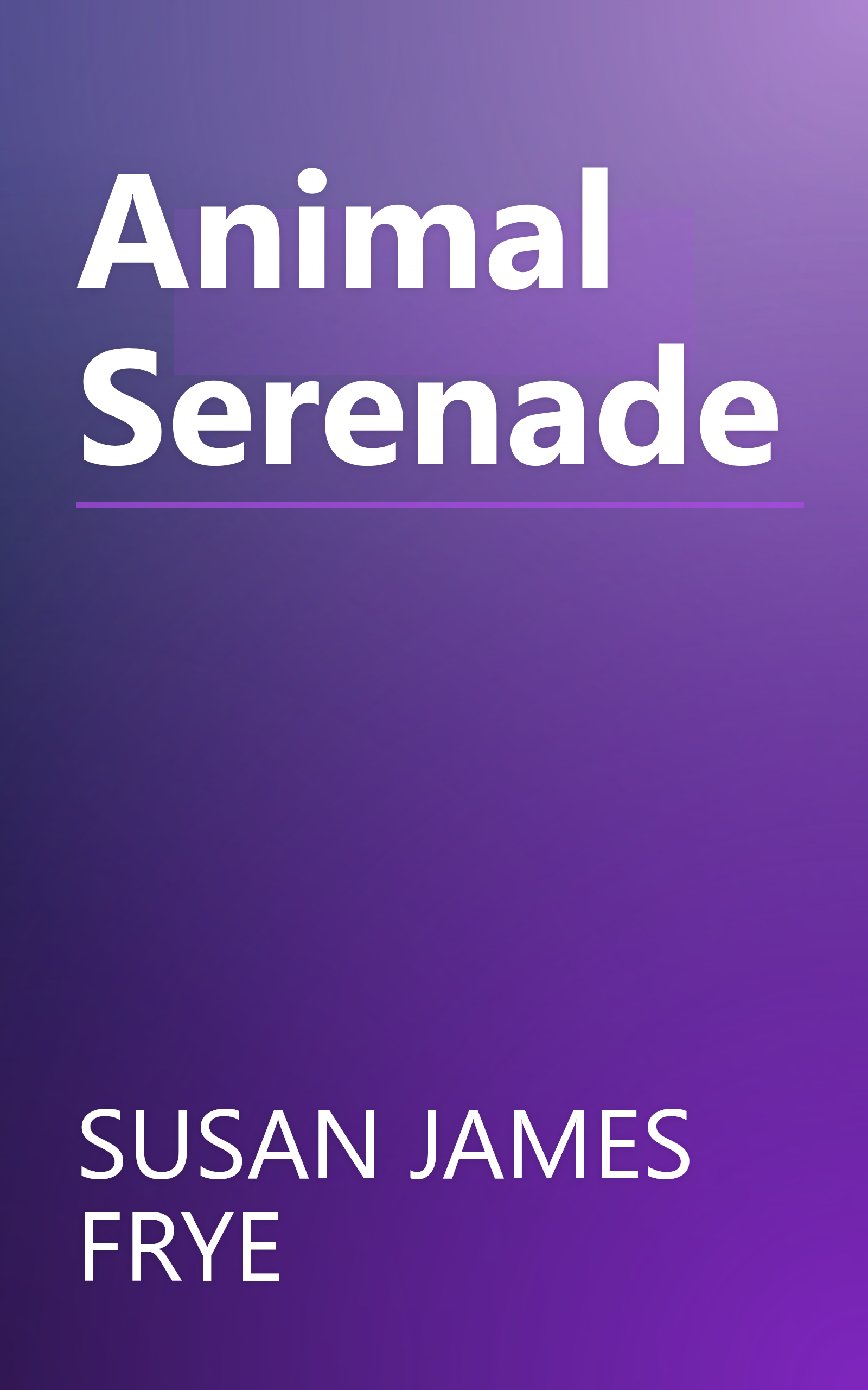 Animal Serenade book cover