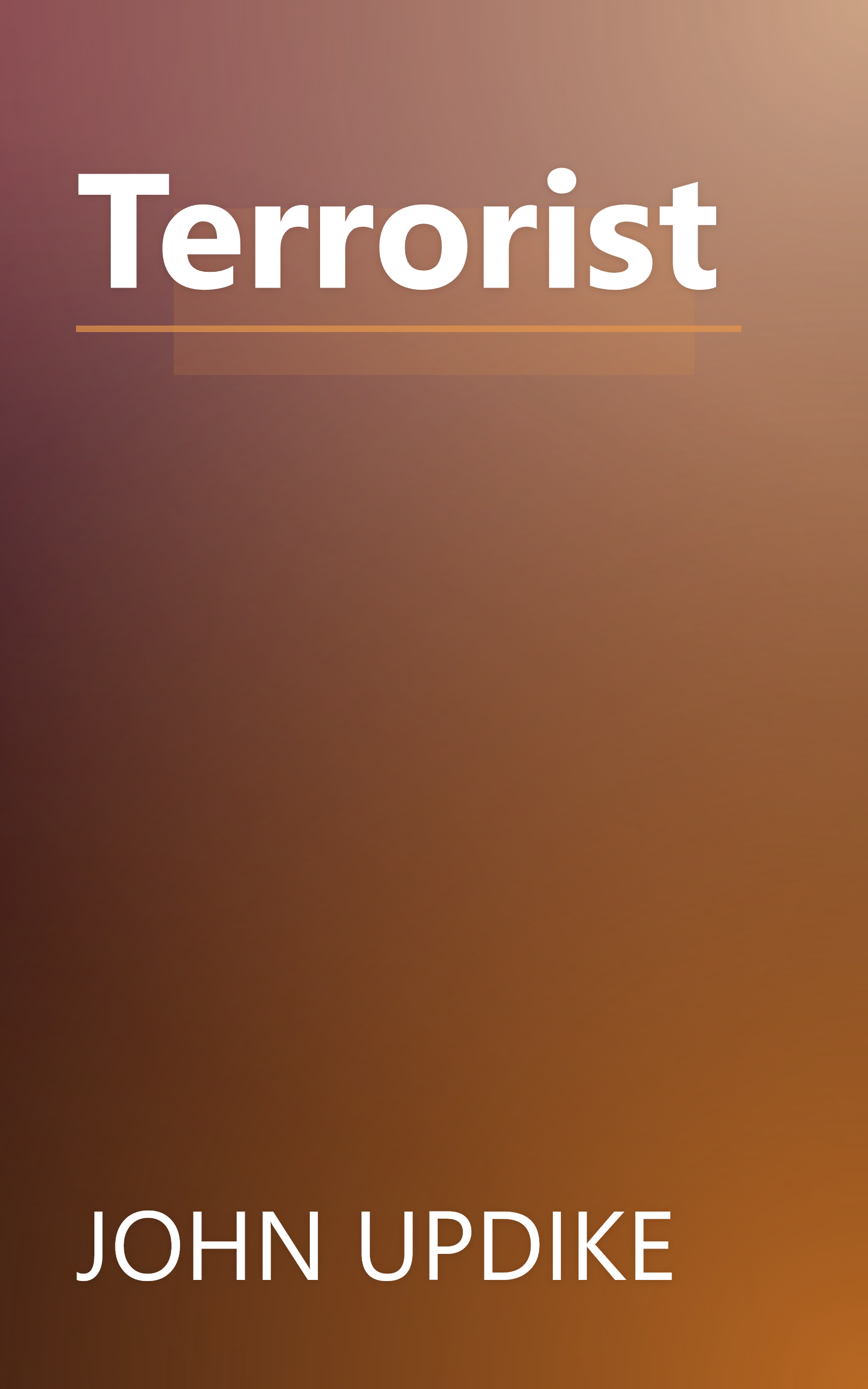 Terrorist book cover
