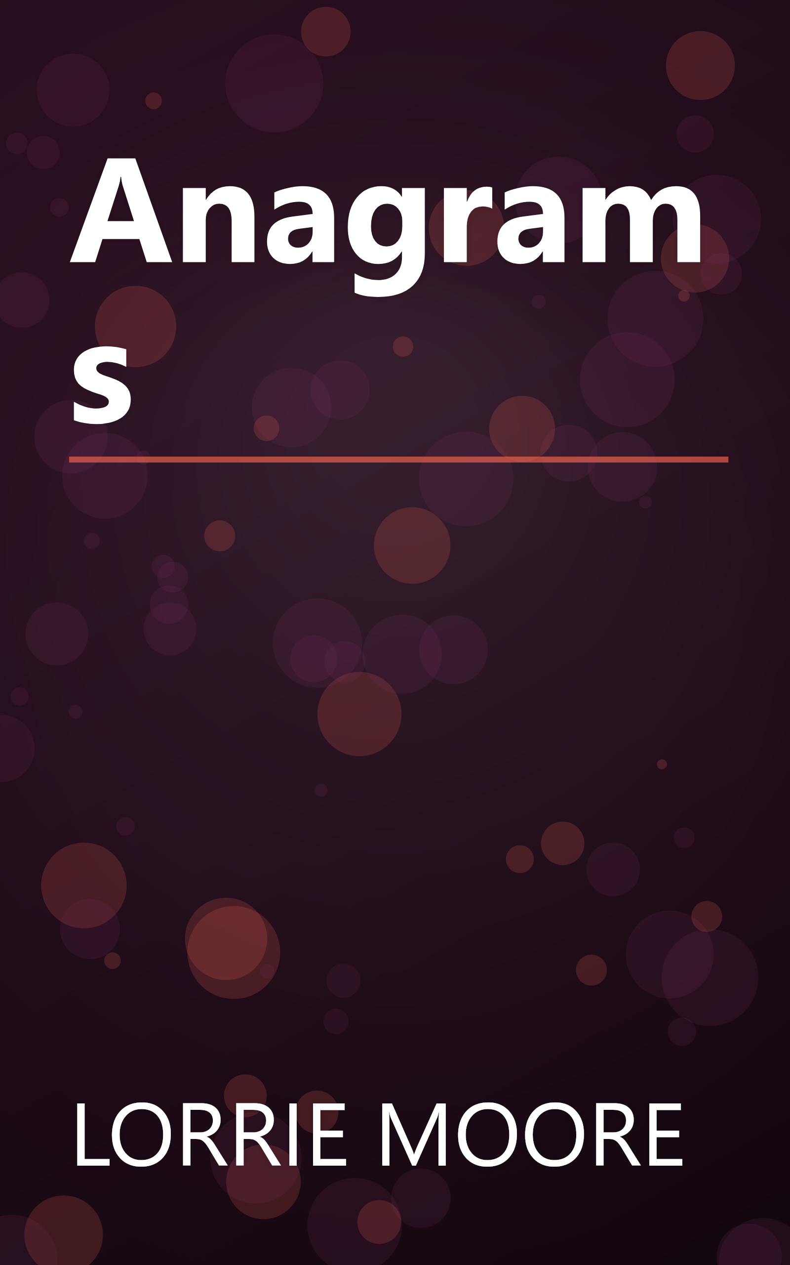 Anagrams book cover