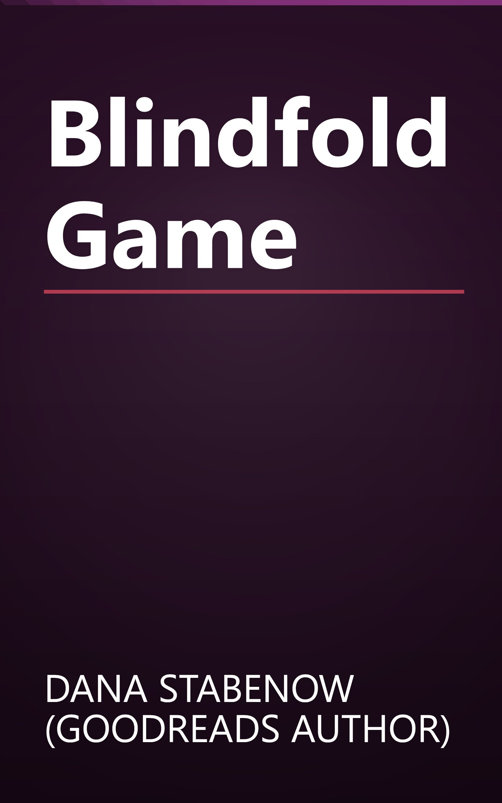 Blindfold Game book cover