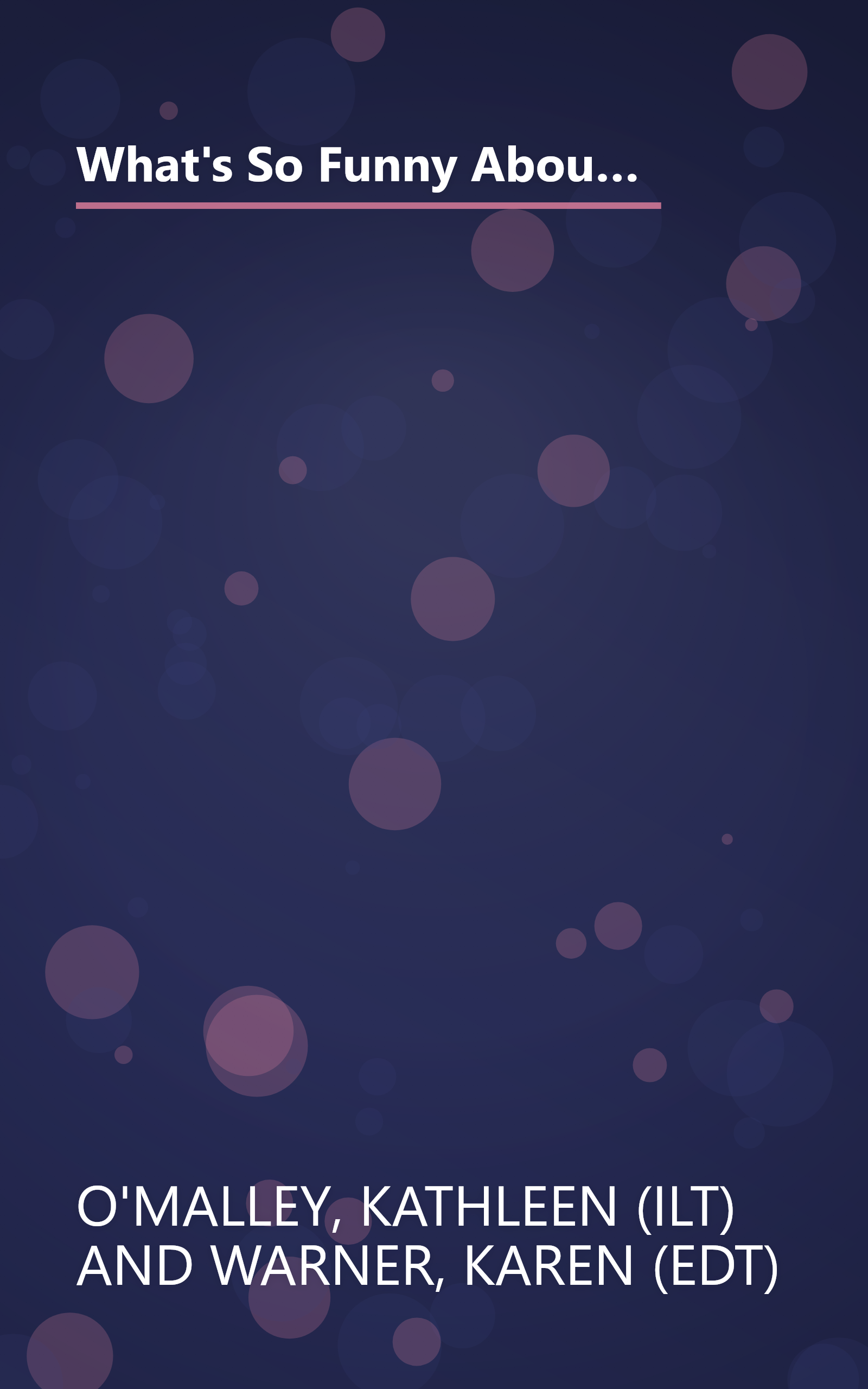 What's So Funny About Being Catholic?: An Uproarious Collection of Blasphemous Facts, Unholy Jokes, Irreverent Folklore, and More book cover