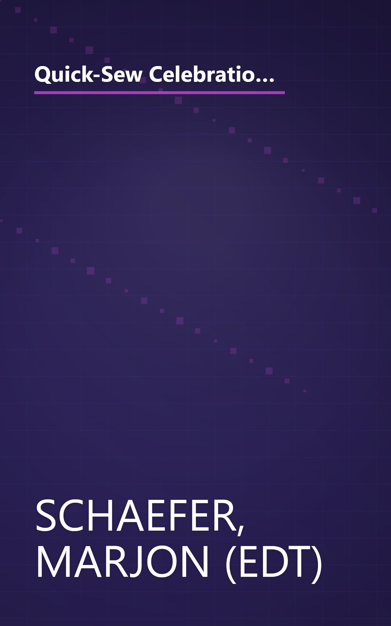 Quick-Sew Celebrations: Decorative Creations for Festive Occasions from America's Top Designers (Best-Loved Designers' Collection) book cover