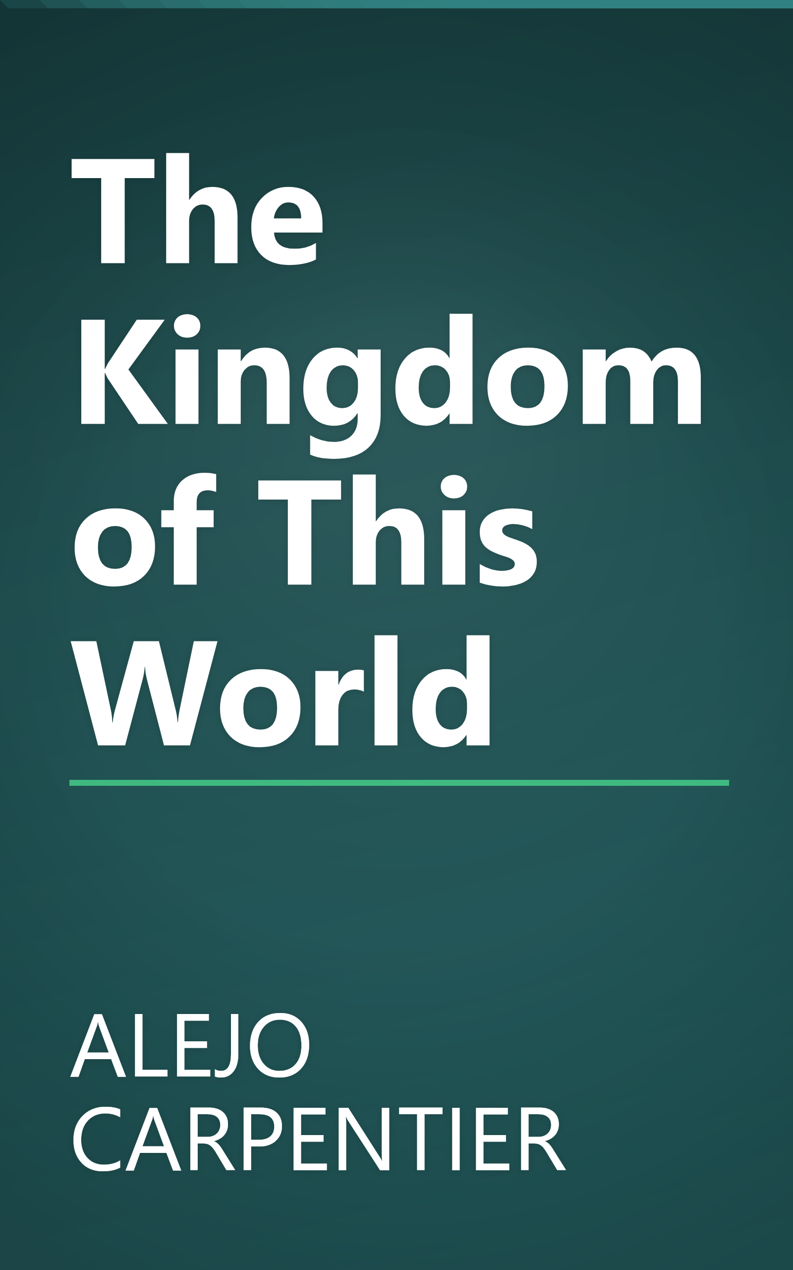 The Kingdom of This World book cover