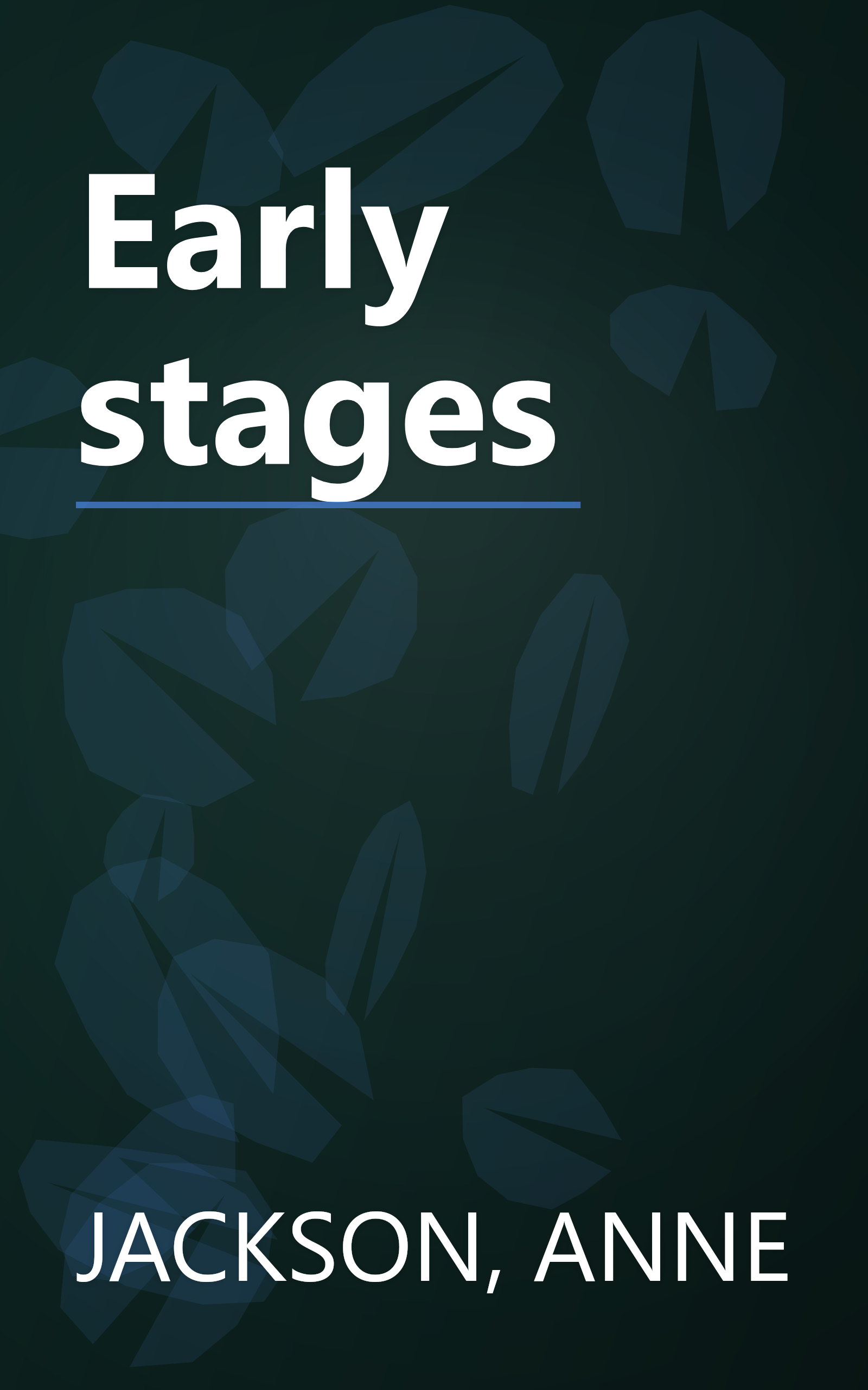 Early stages book cover