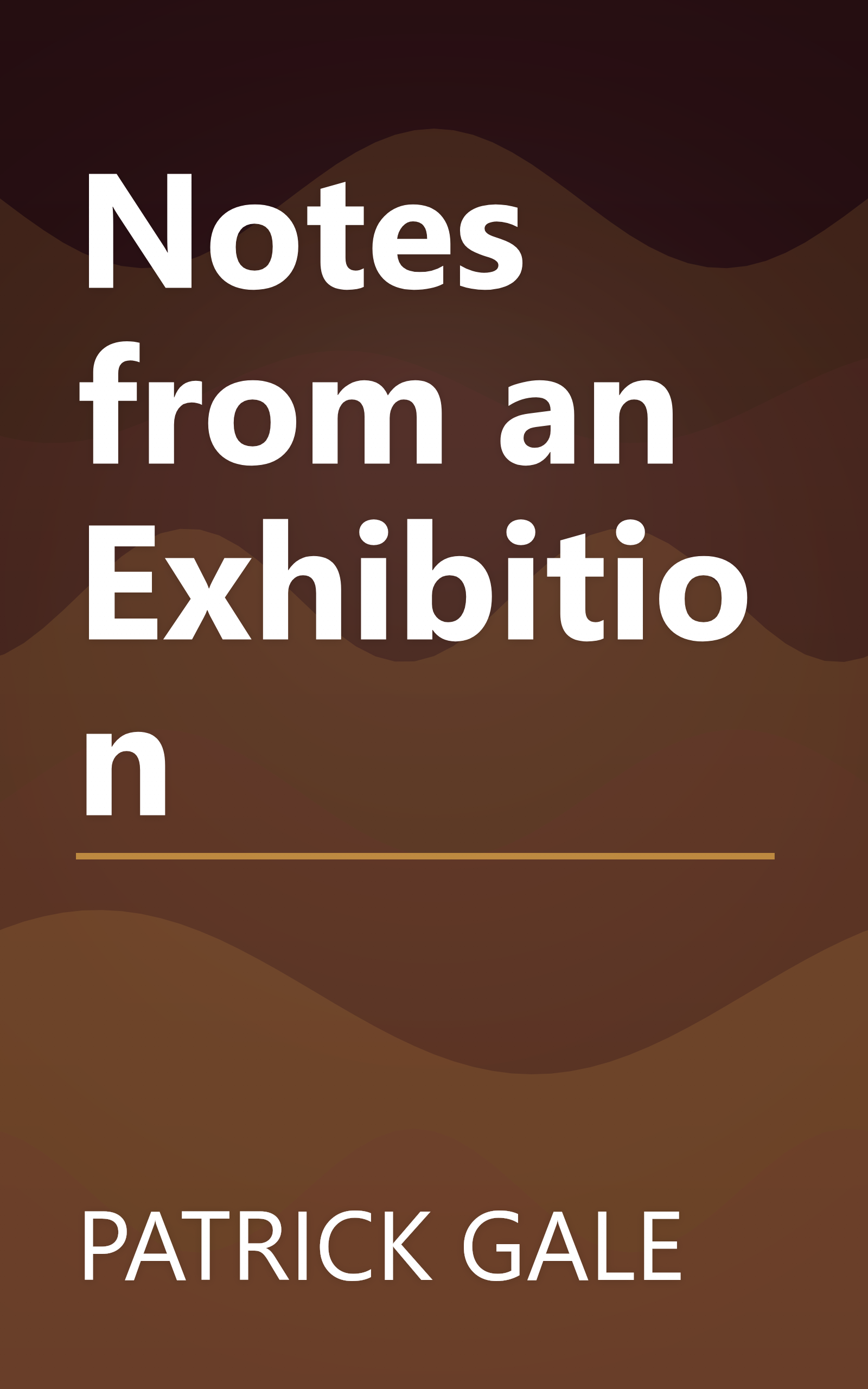 Notes from an Exhibition book cover