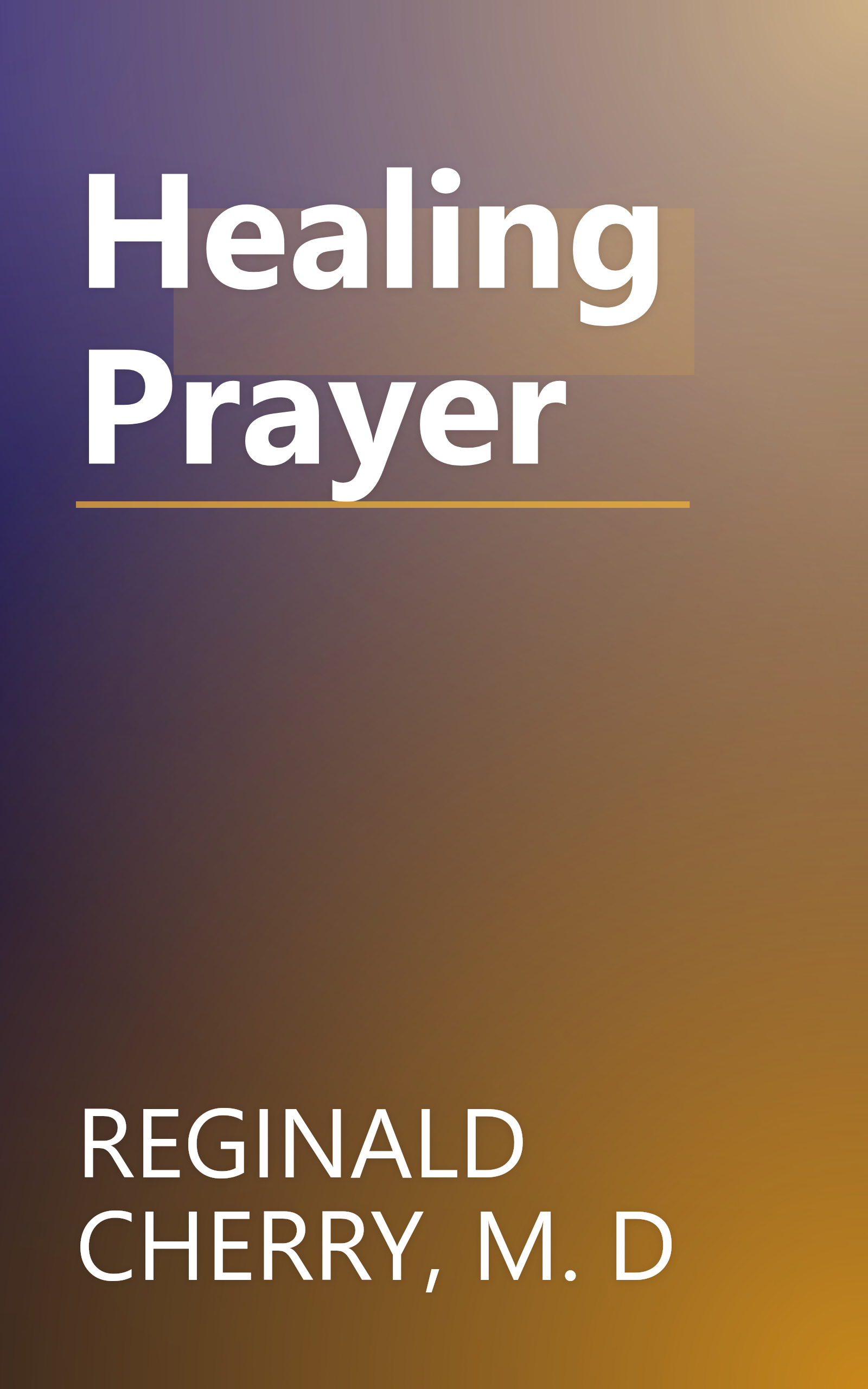 Healing Prayer book cover