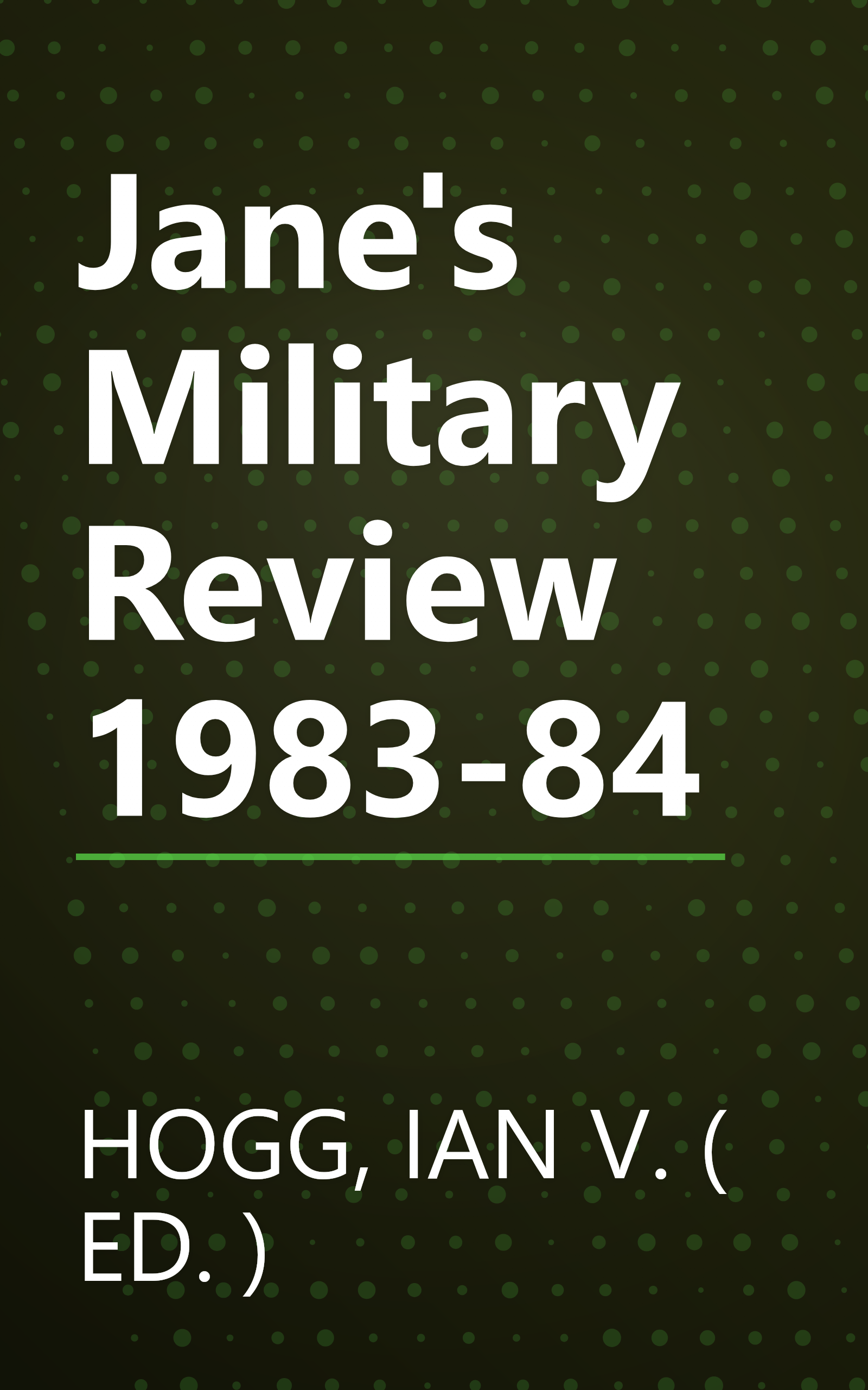 Jane's Military Review 1983-84 book cover