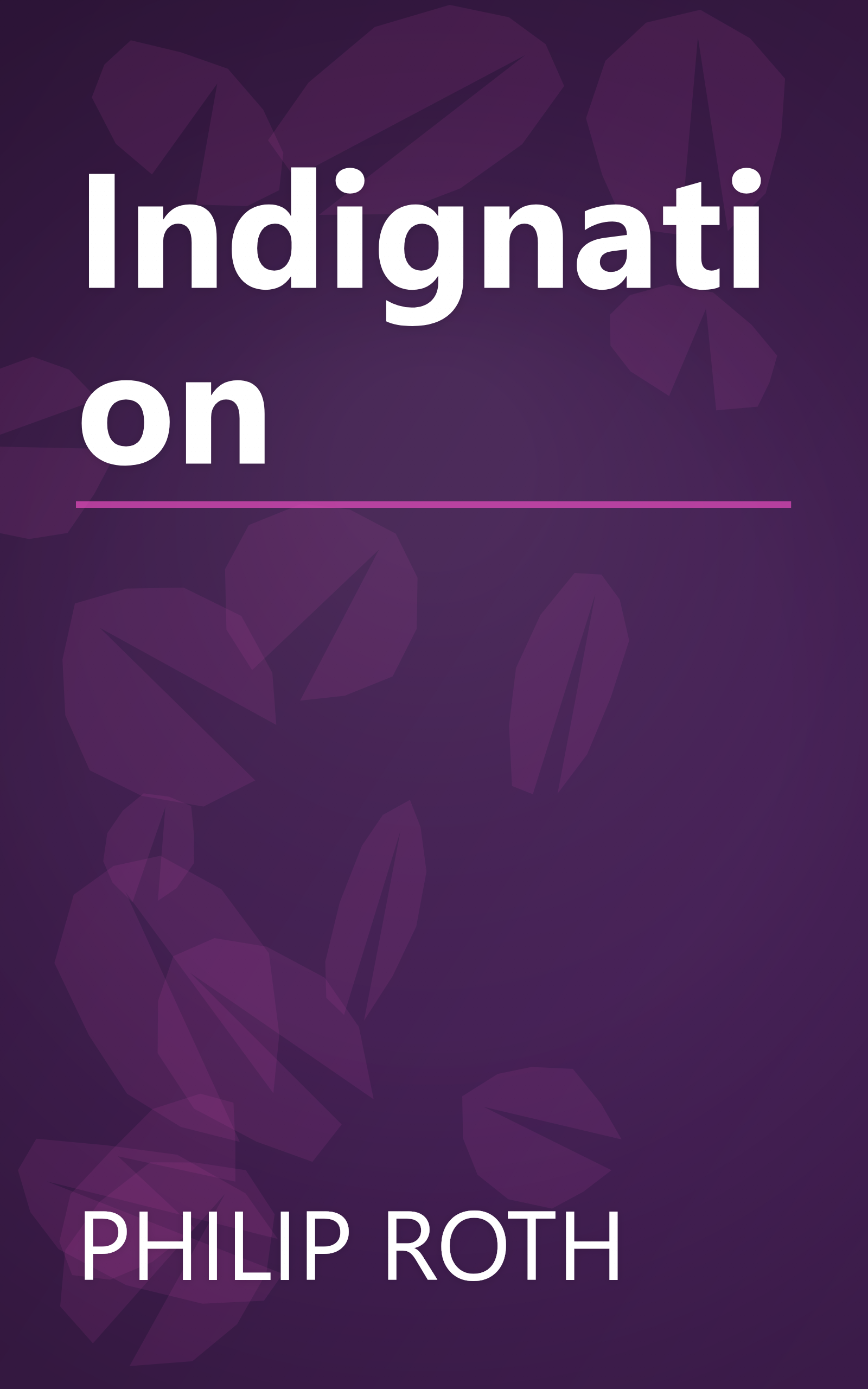 Indignation book cover