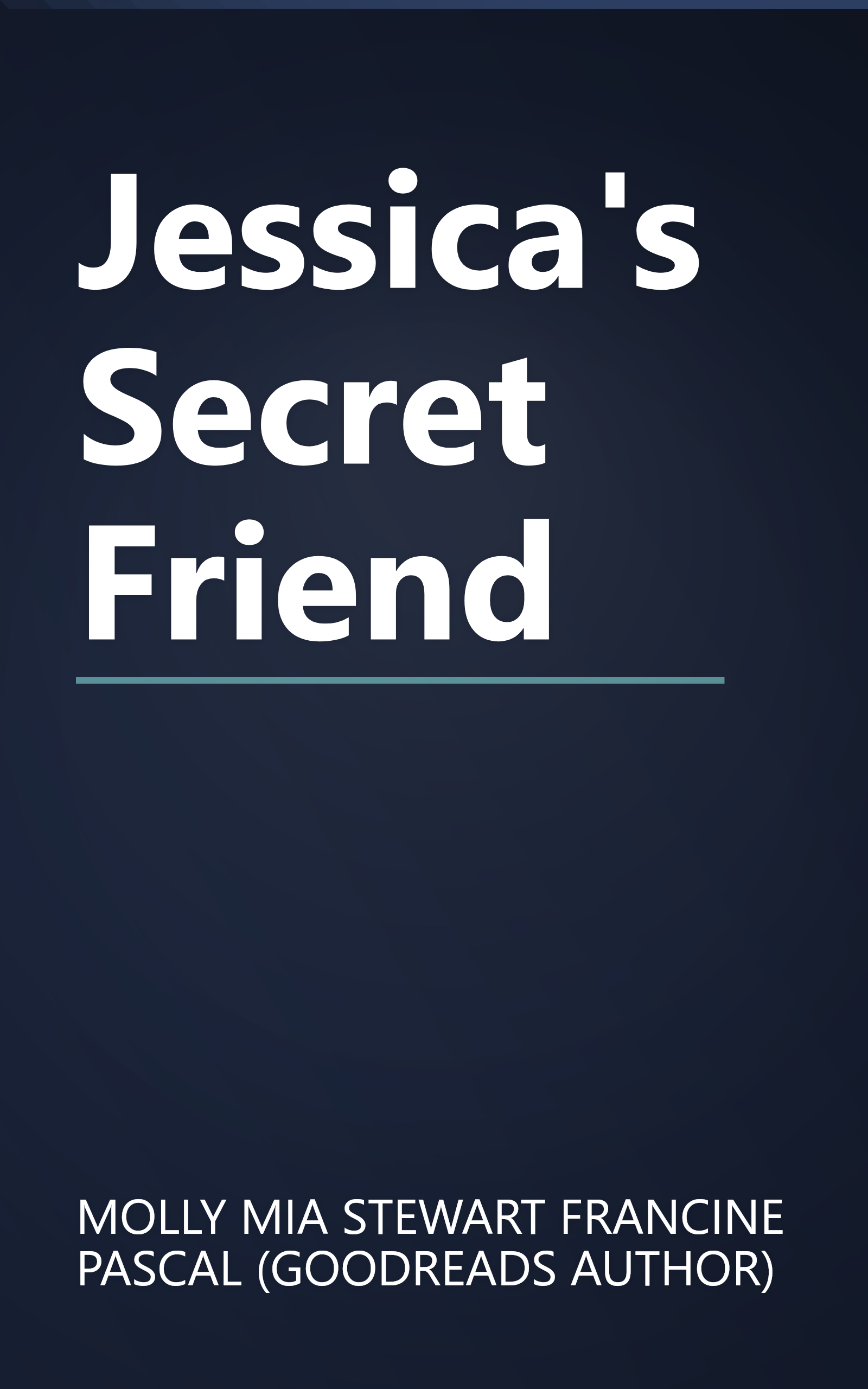 Jessica's Secret Friend book cover