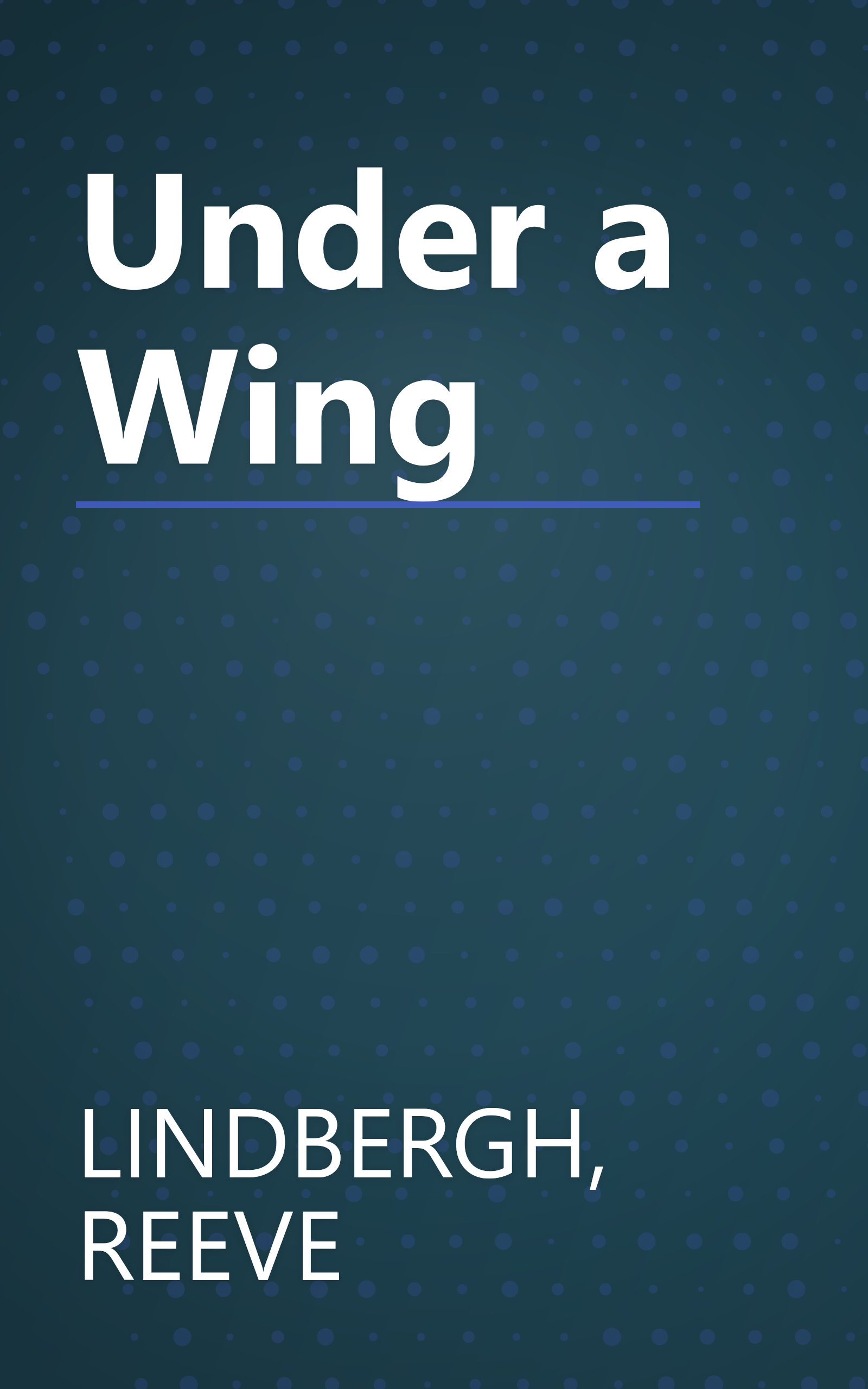 Under a Wing book cover