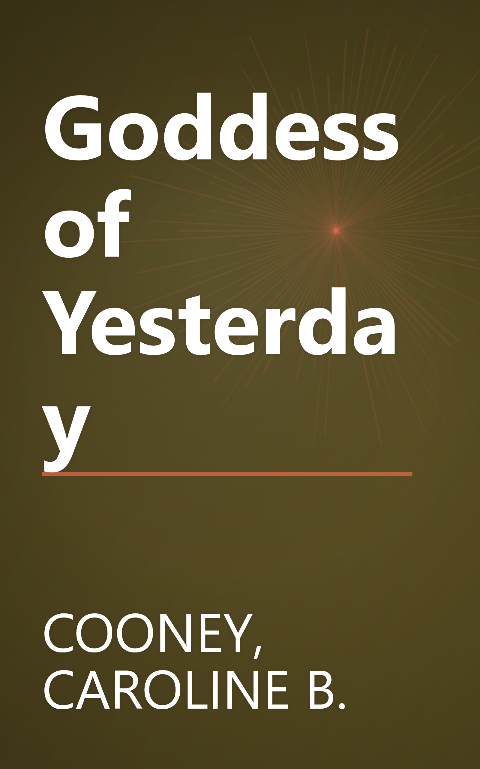 Goddess of Yesterday book cover