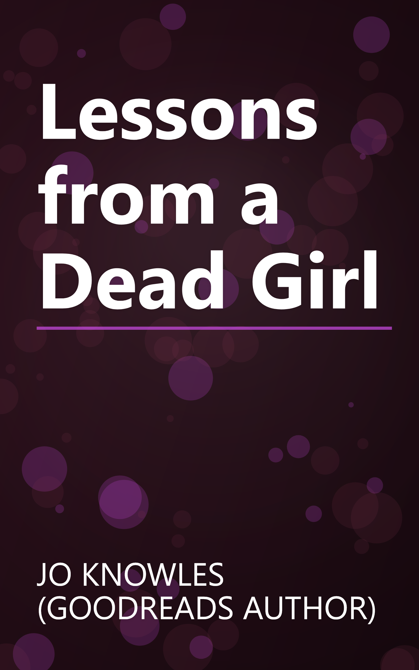 Lessons from a Dead Girl book cover