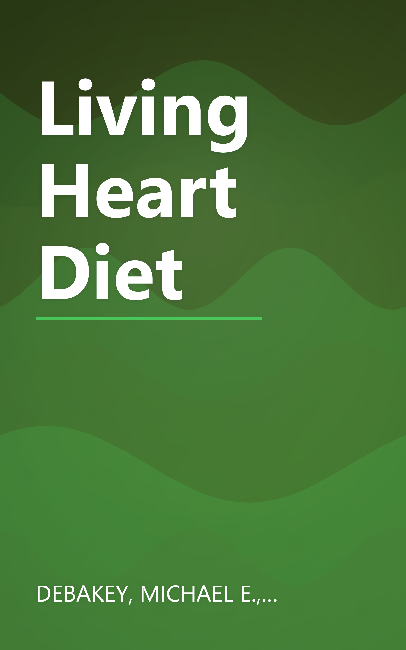 Living Heart Diet book cover