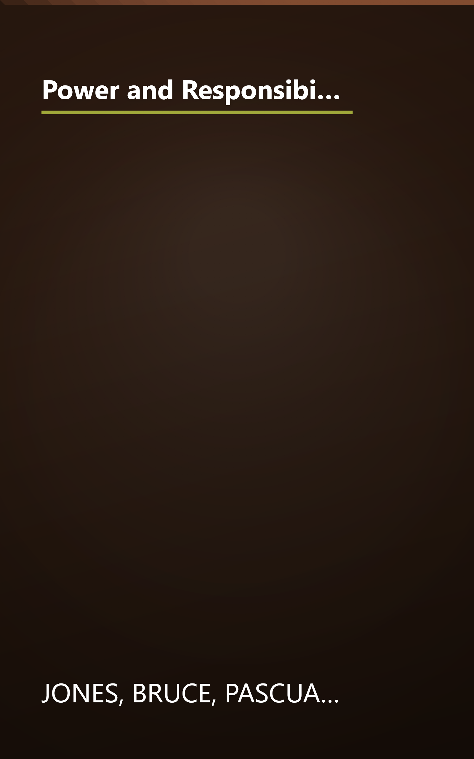 Power and Responsibility: Building International Order in an Era of Transnational Threats (Brookings Publications (All Titles)) book cover