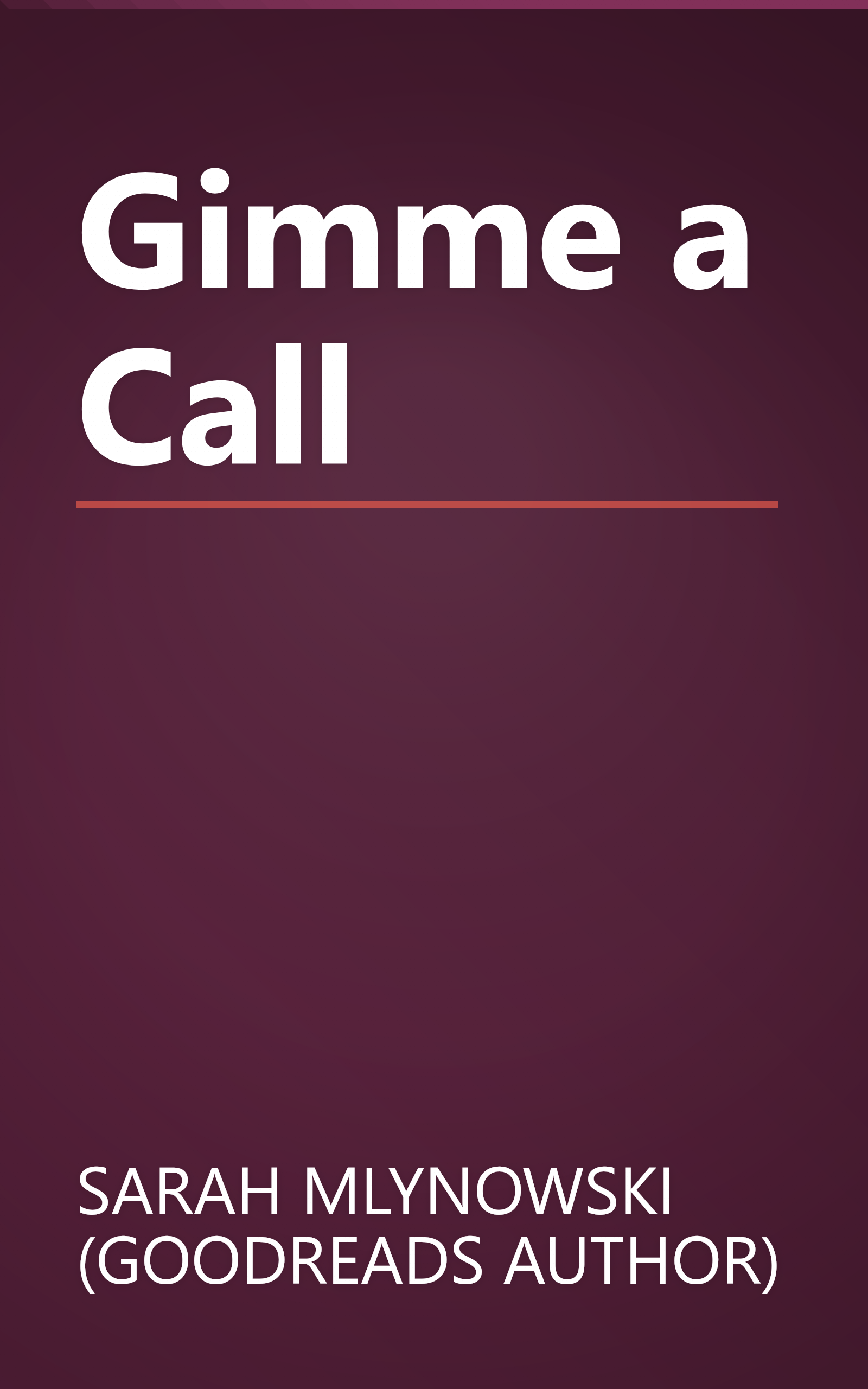 Gimme a Call book cover