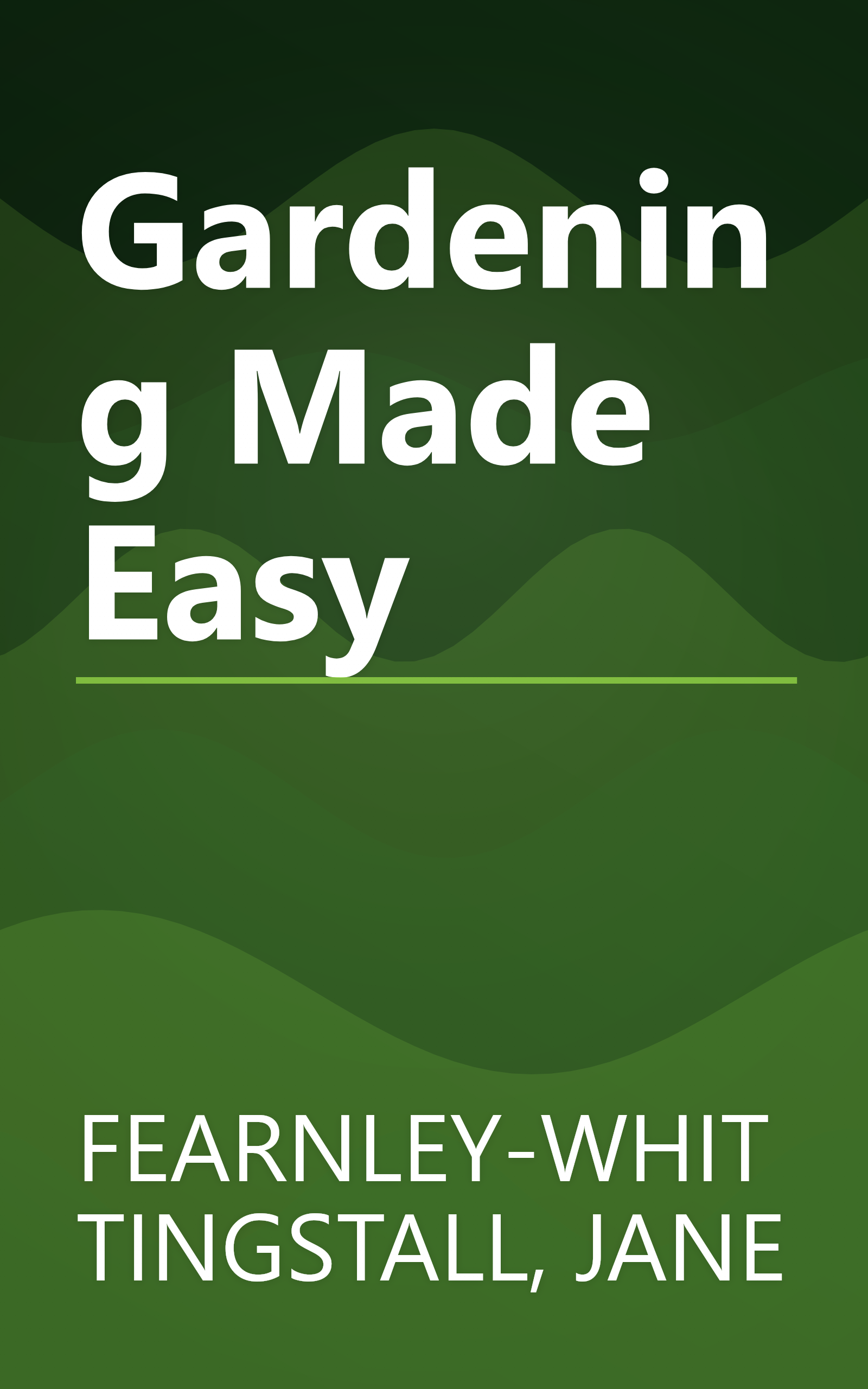 Gardening Made Easy book cover