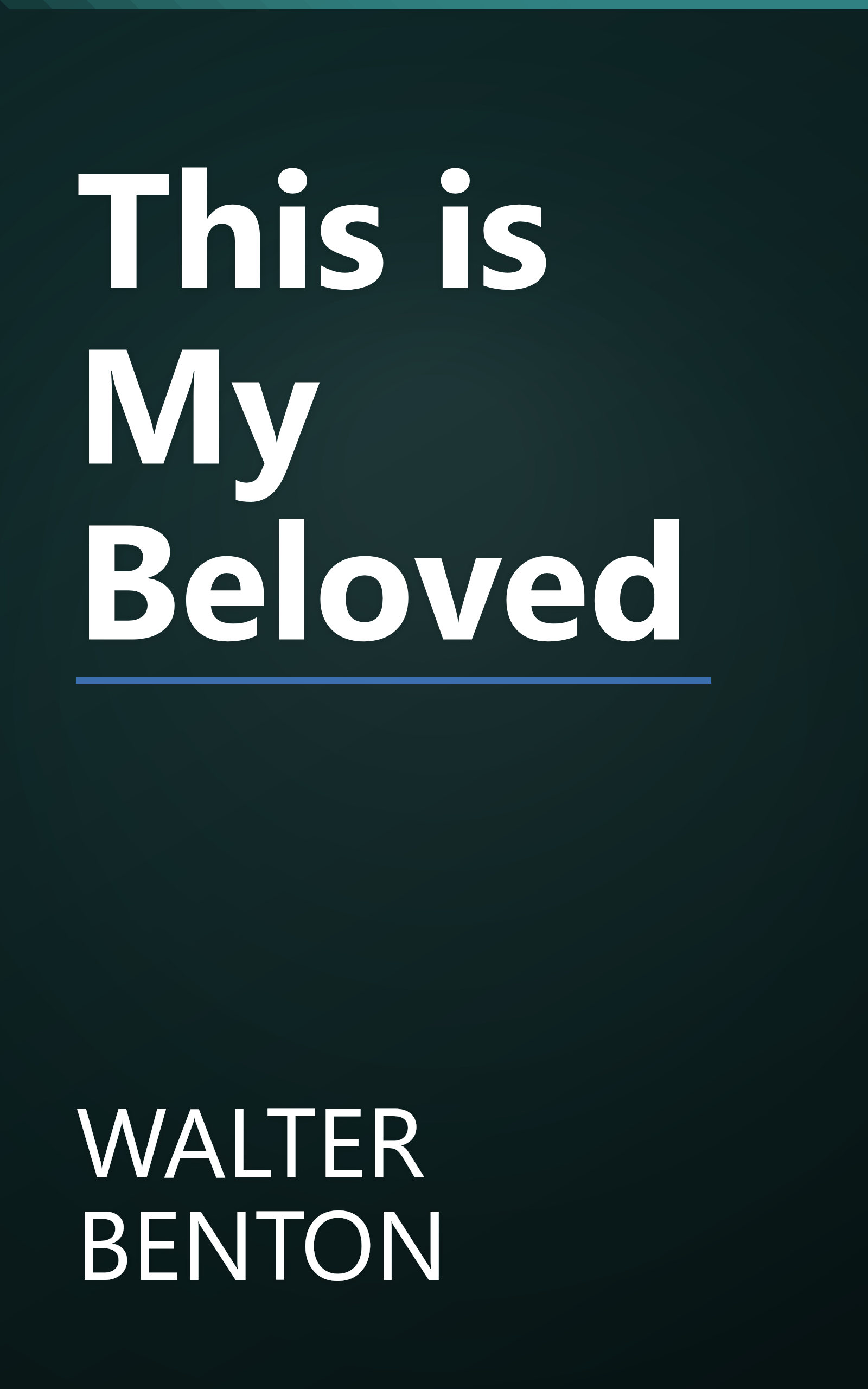 This is My Beloved book cover