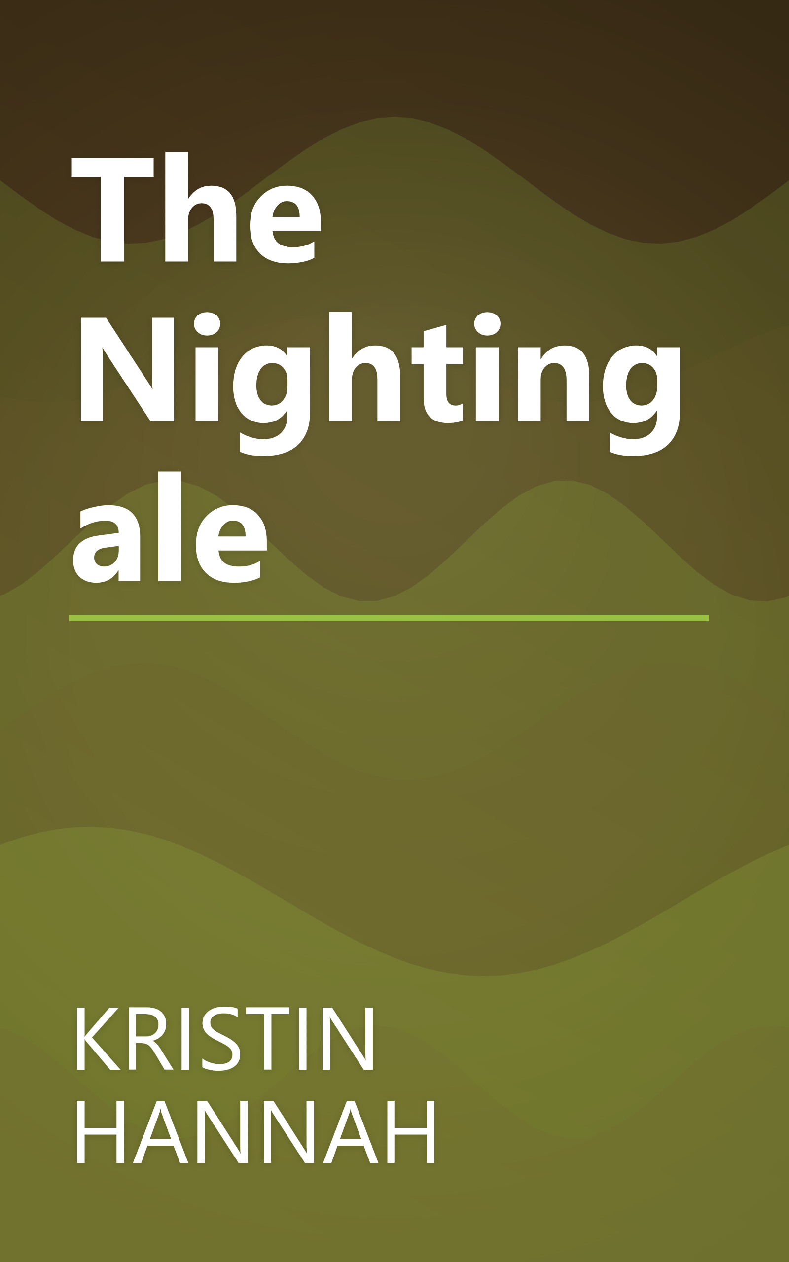 The Nightingale book cover