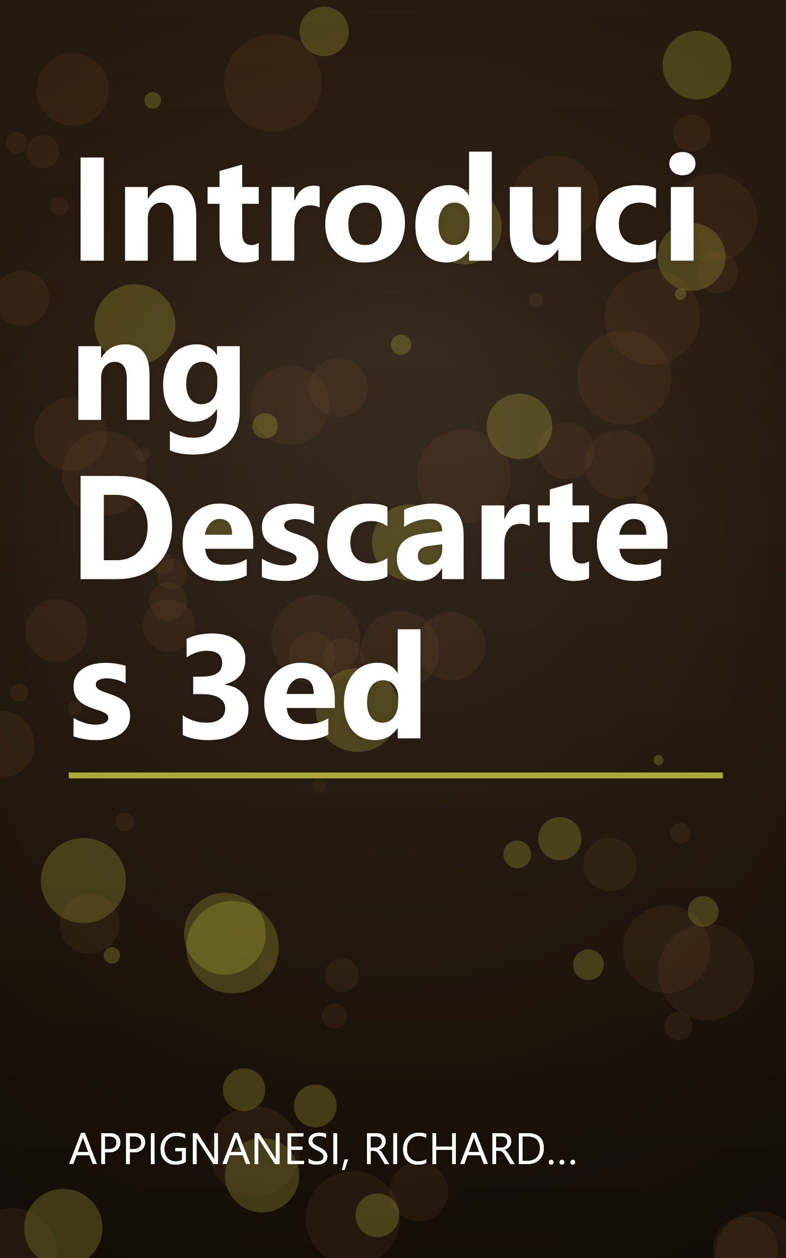 Introducing Descartes 3ed book cover