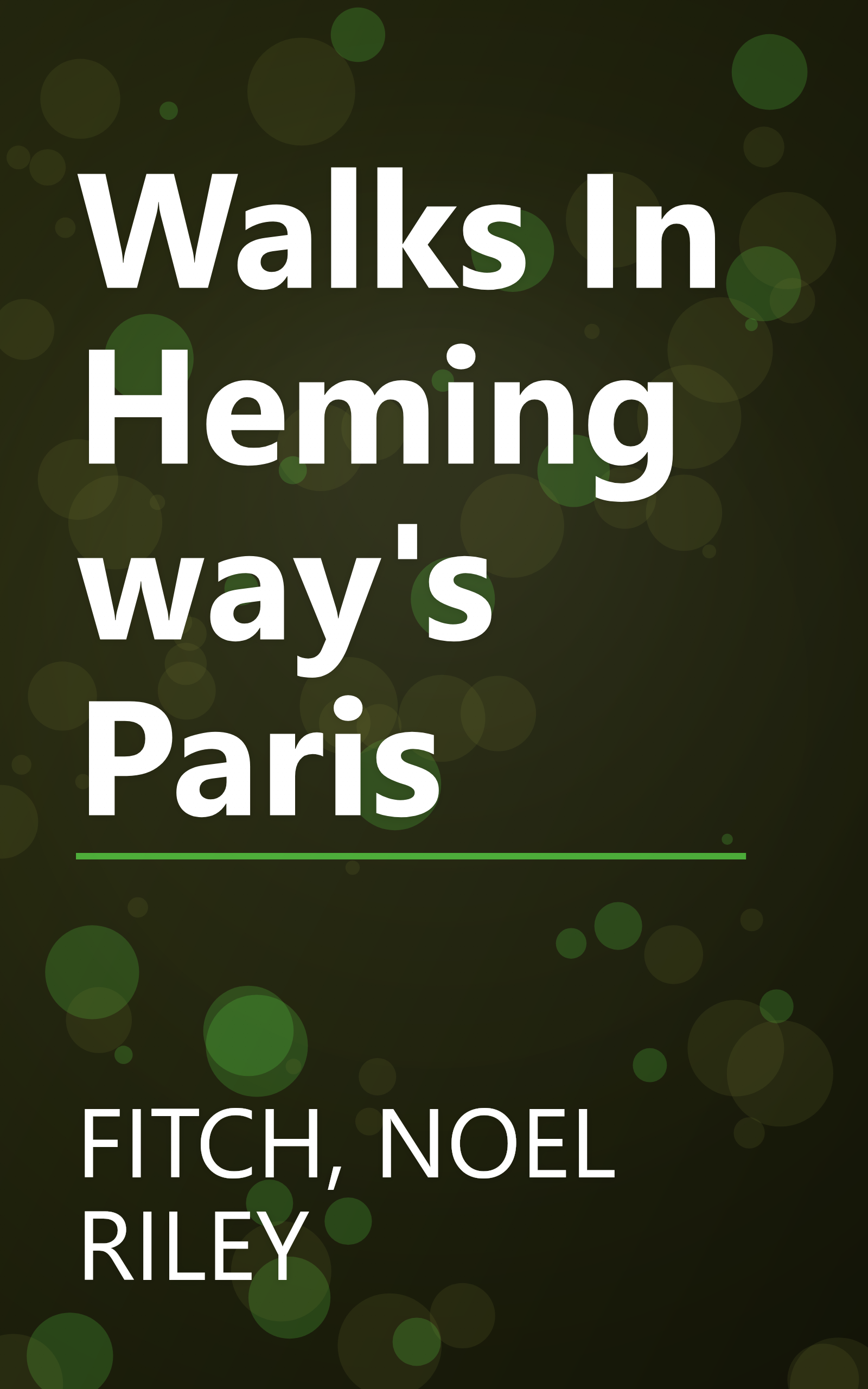 Walks In Hemingway's Paris book cover