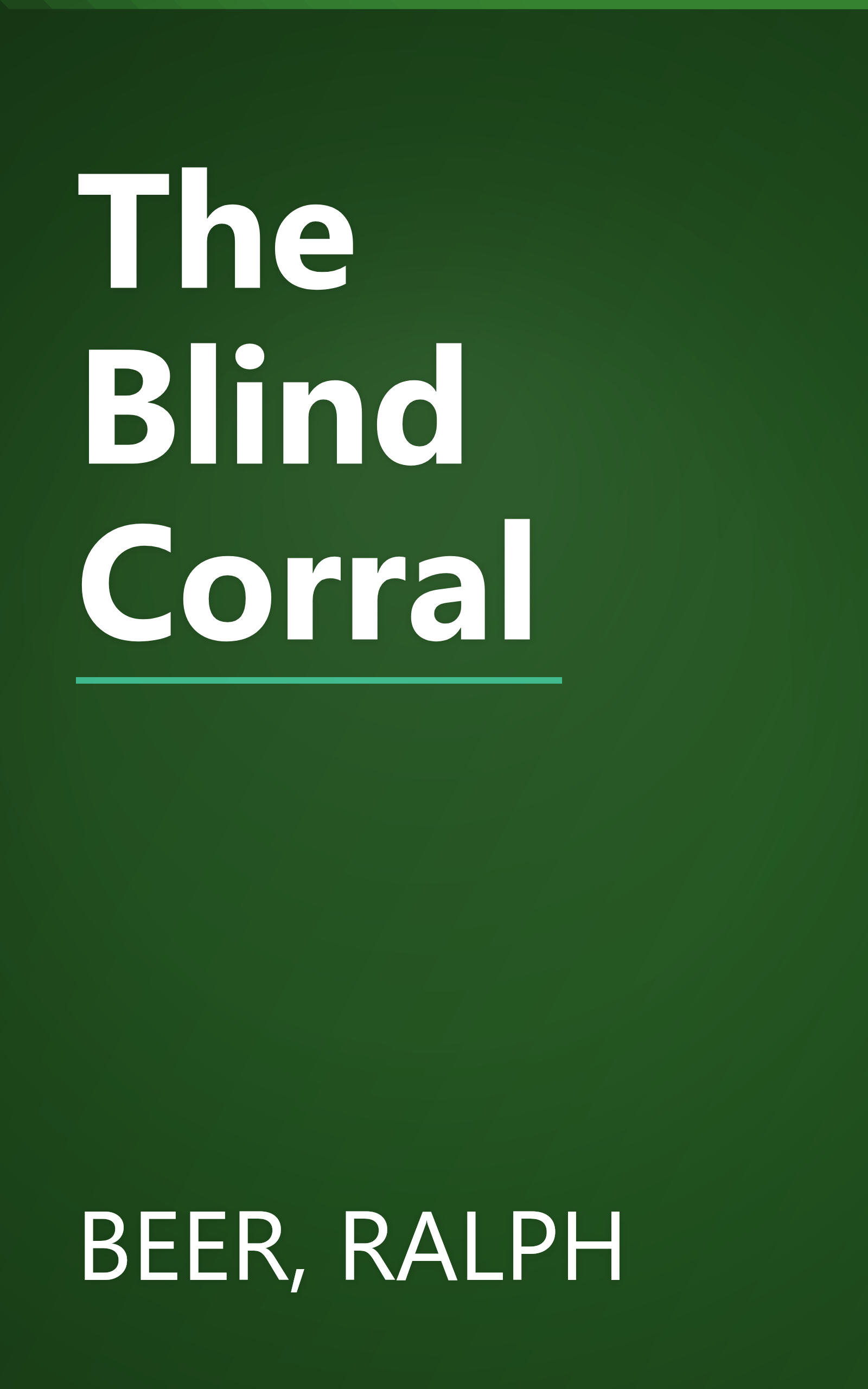 The Blind Corral book cover