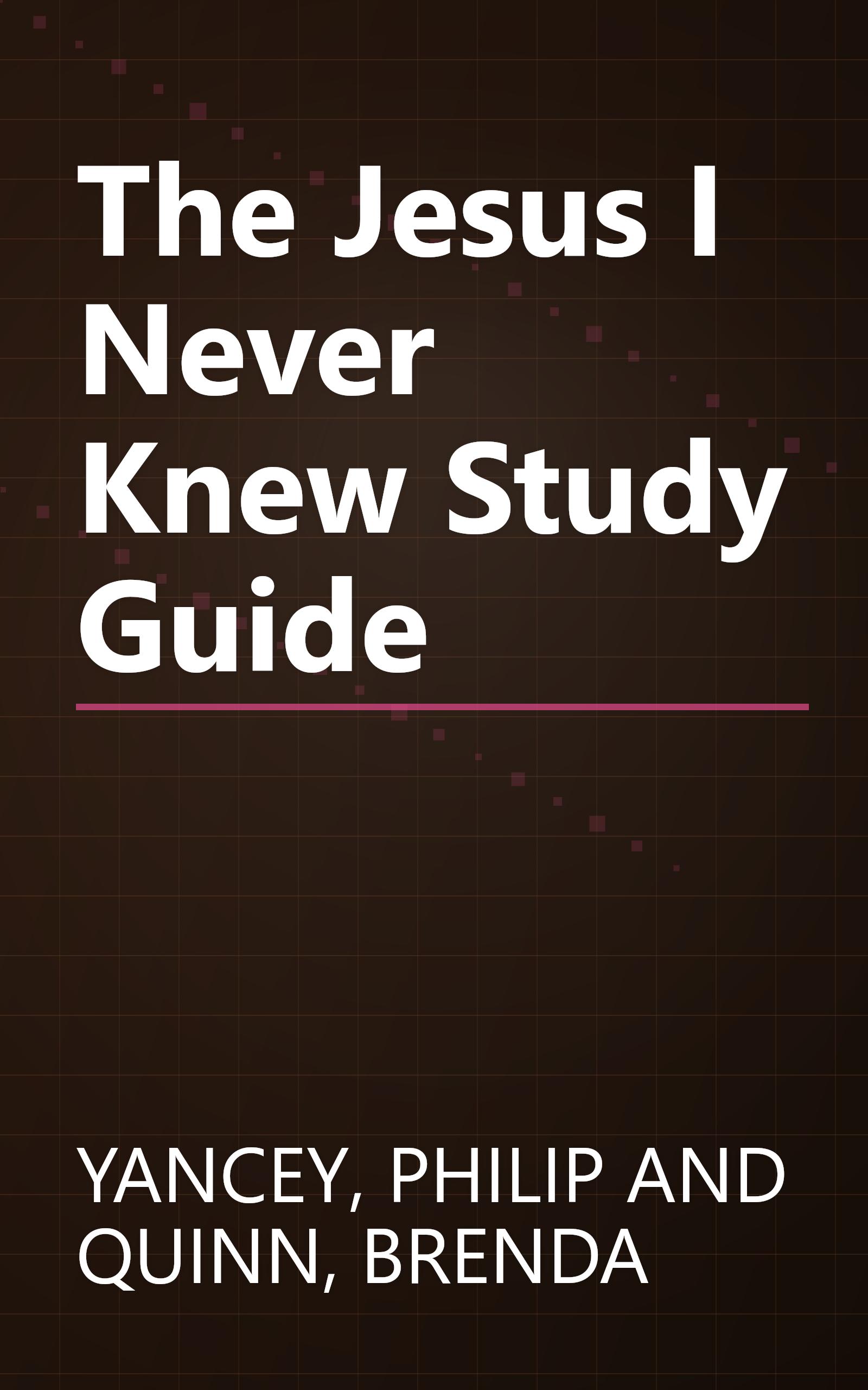 The Jesus I Never Knew Study Guide book cover