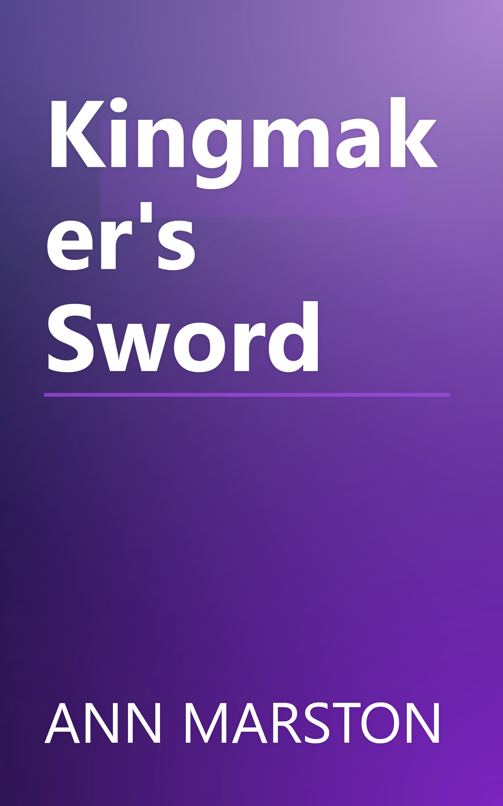 Kingmaker's Sword book cover