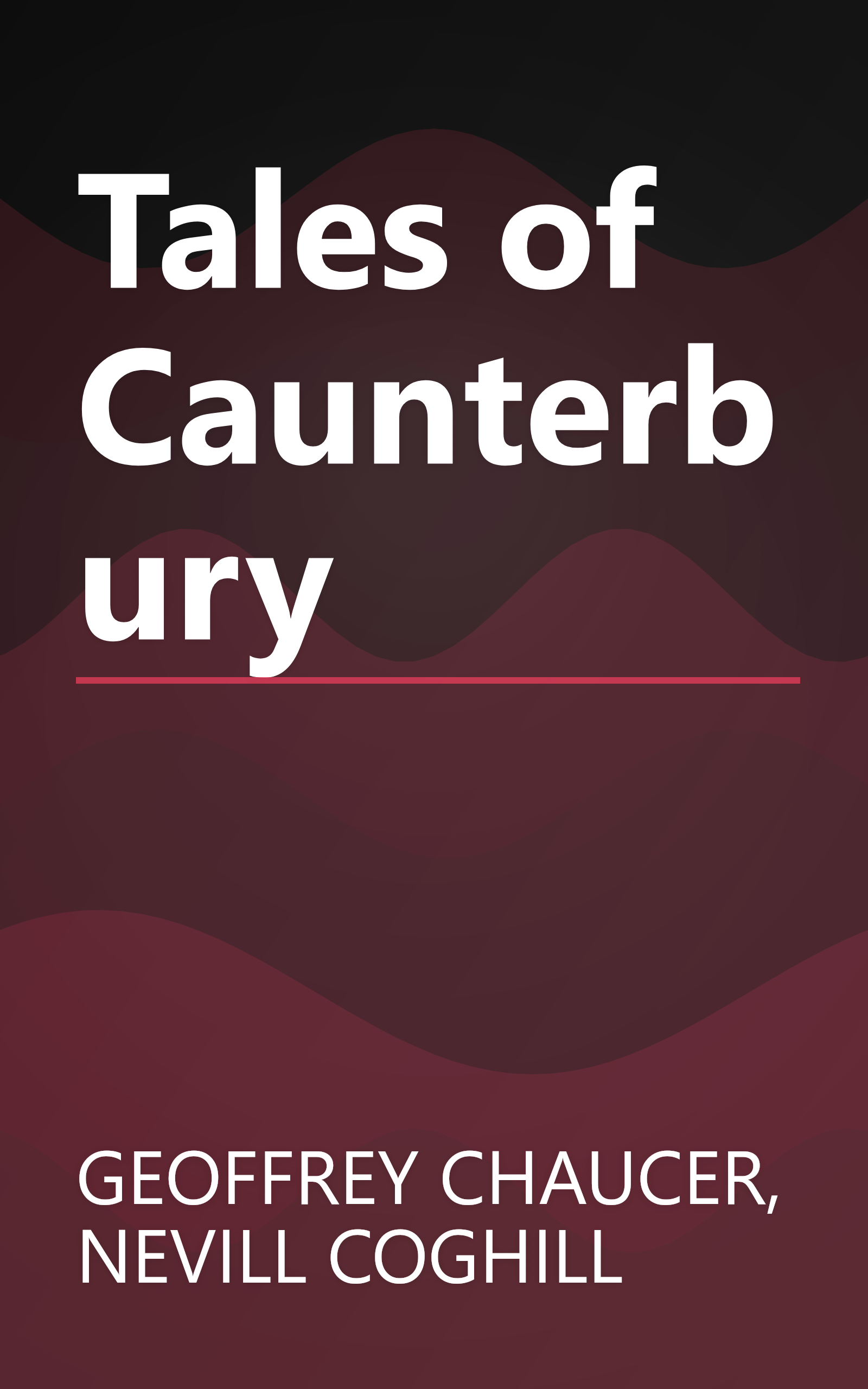 Tales of Caunterbury book cover