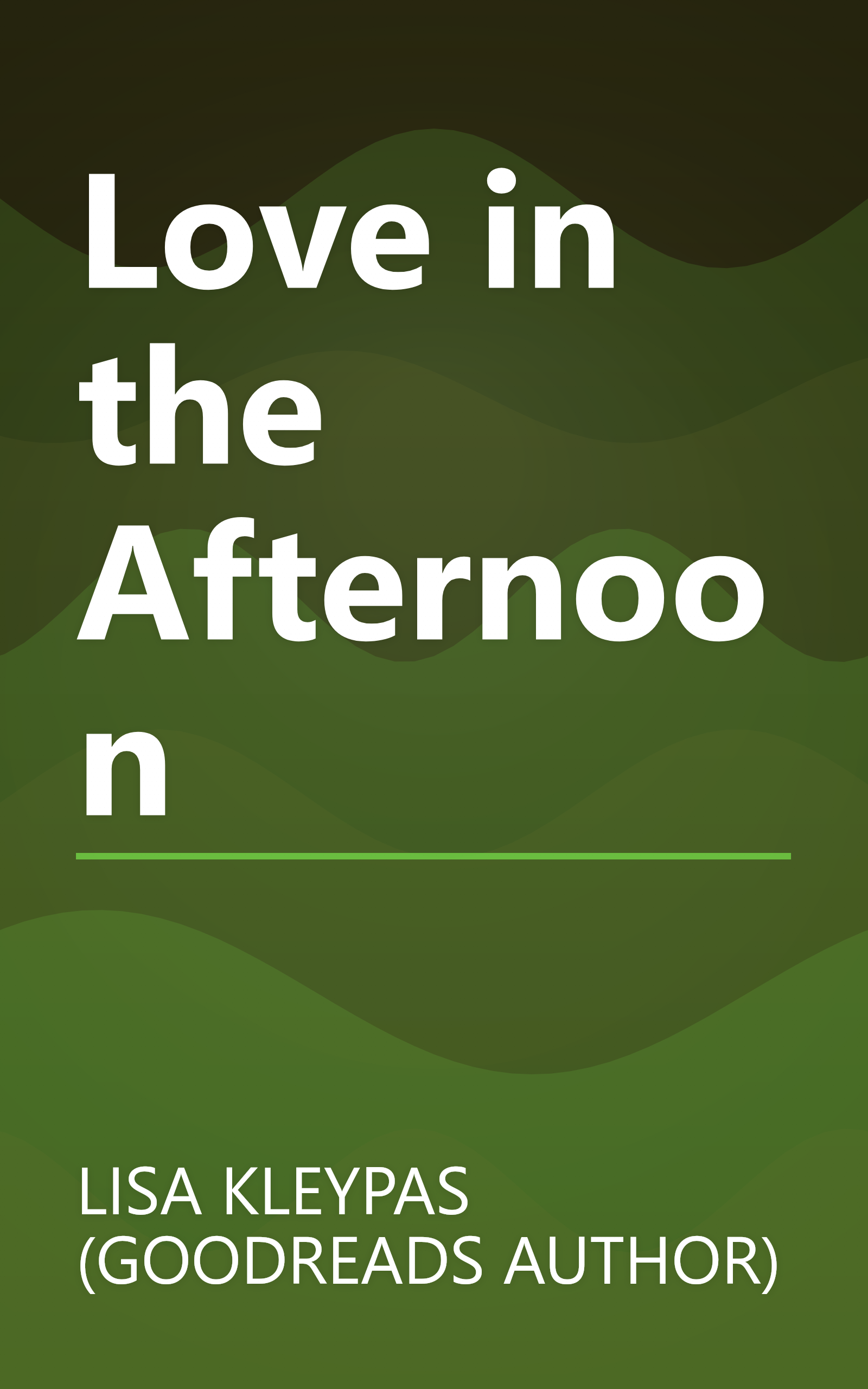 Love in the Afternoon book cover