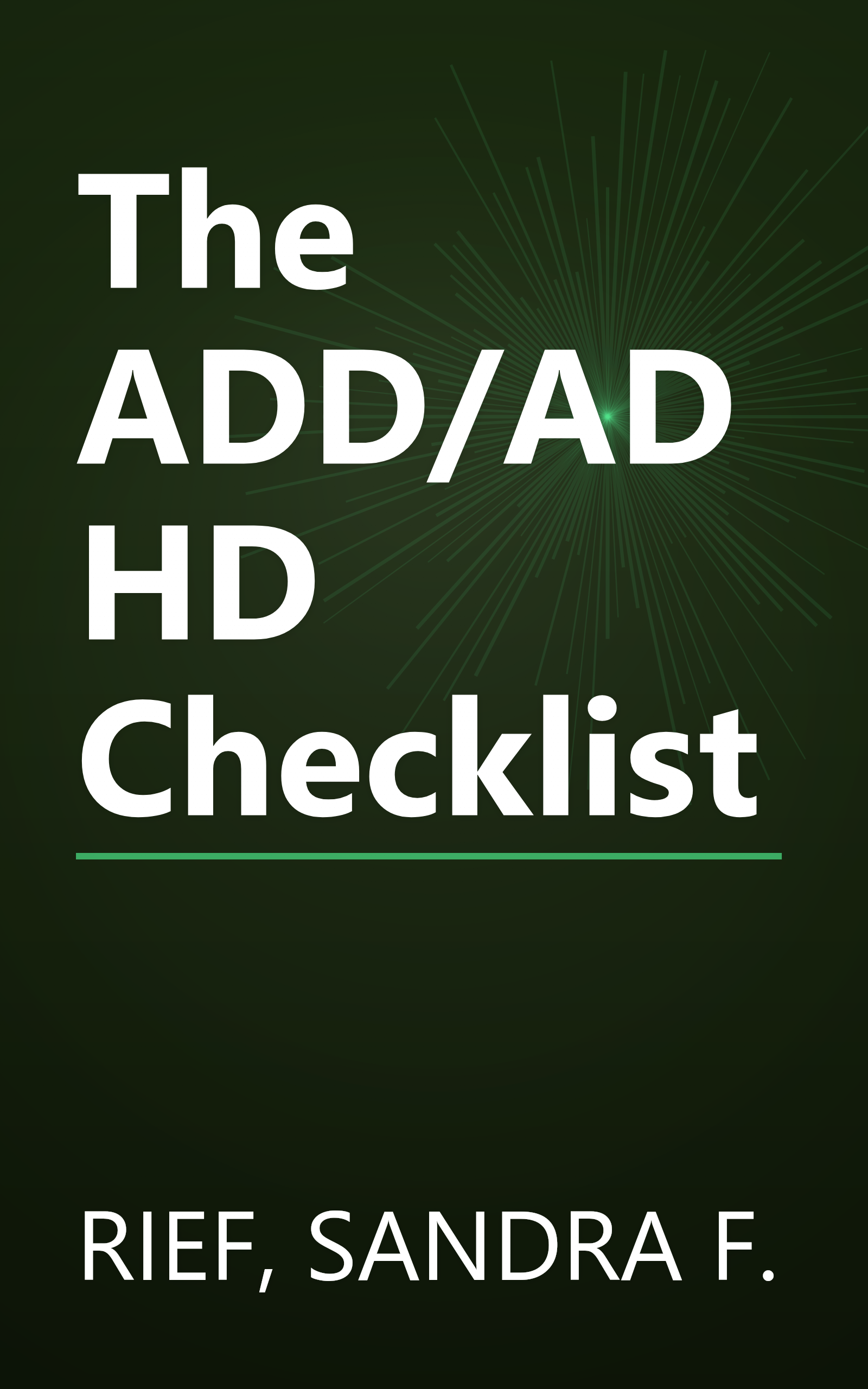 The ADD/ADHD Checklist book cover