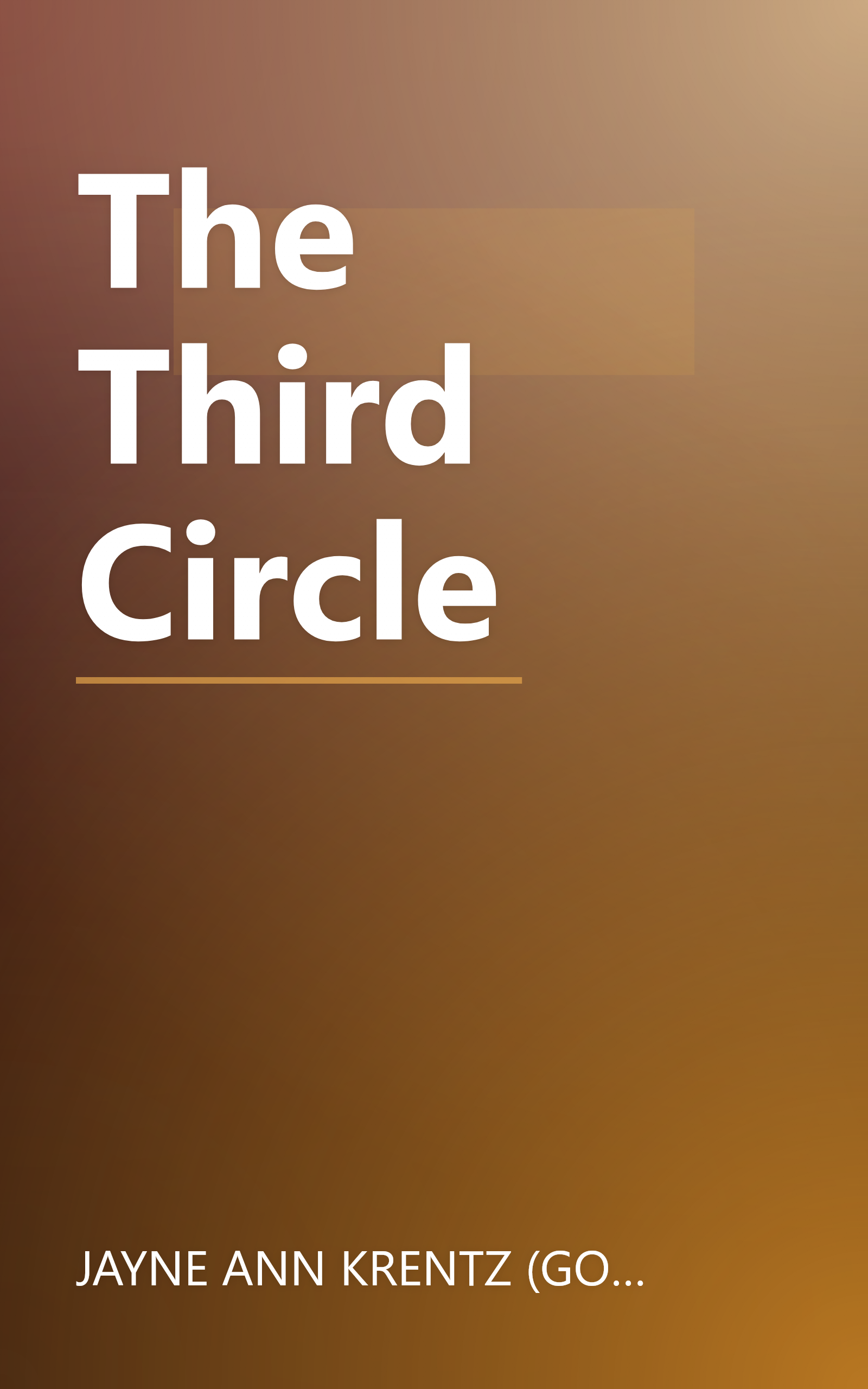The Third Circle book cover