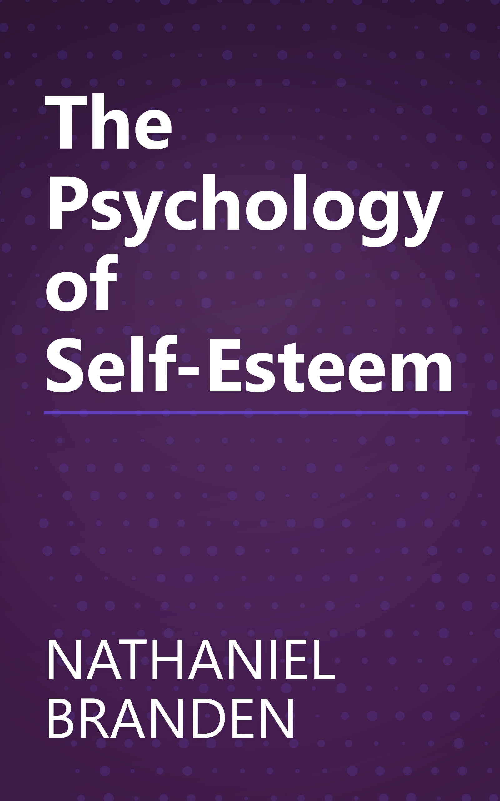 The Psychology of Self-Esteem book cover