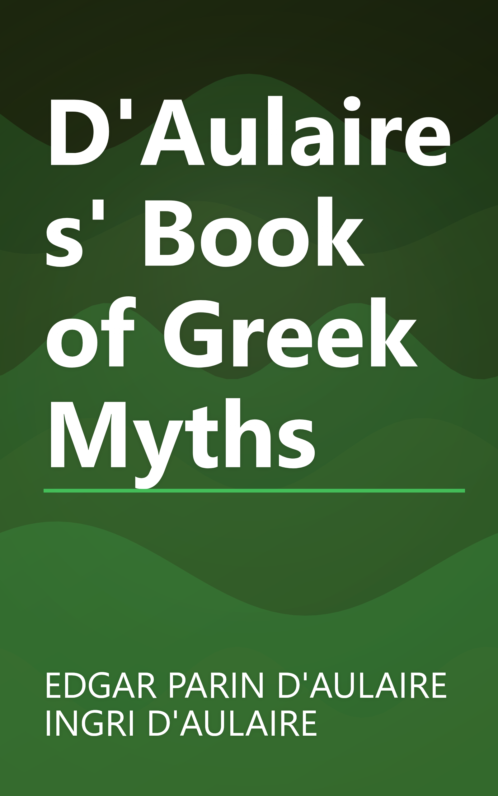 D'Aulaires' Book of Greek Myths book cover