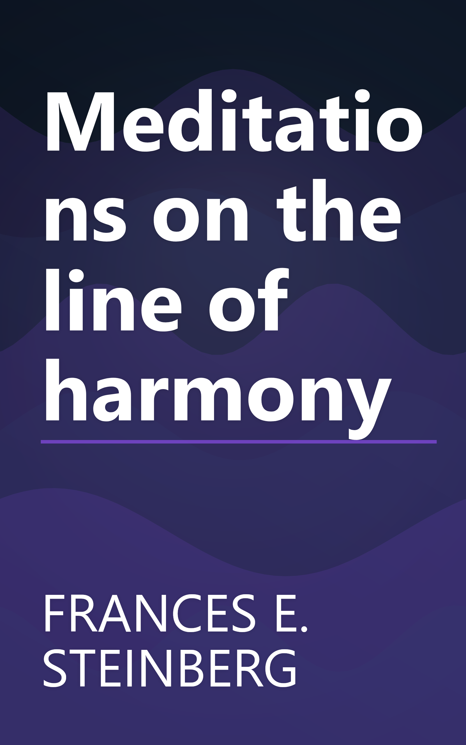 Meditations on the line of harmony book cover