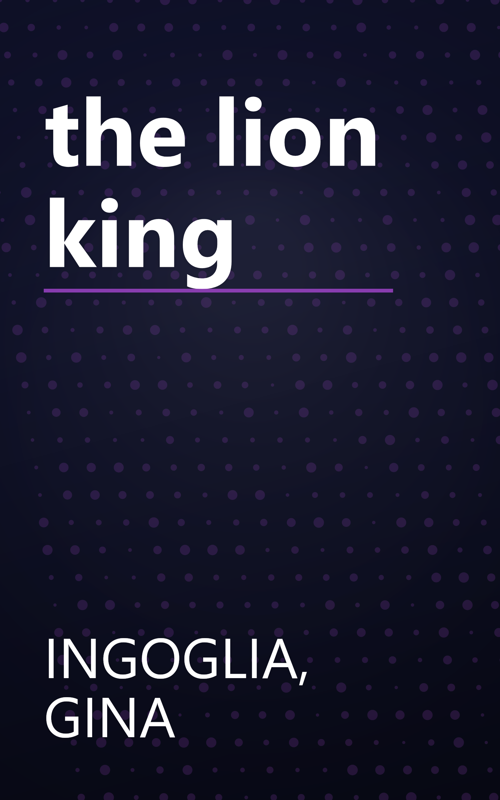 the lion king book cover