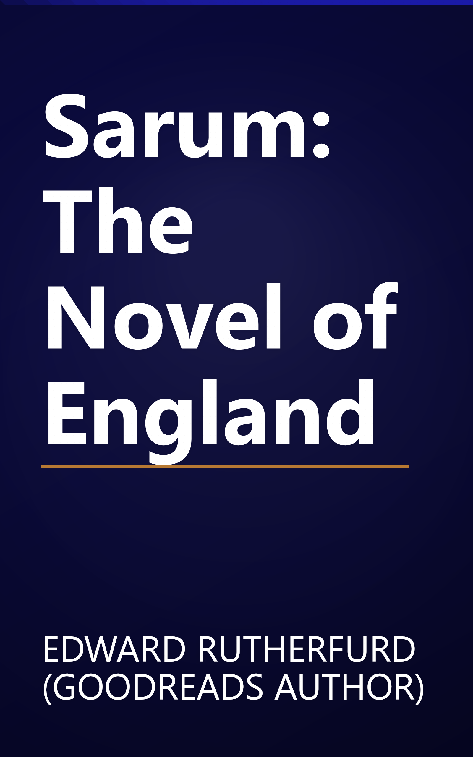 Sarum: The Novel of England book cover