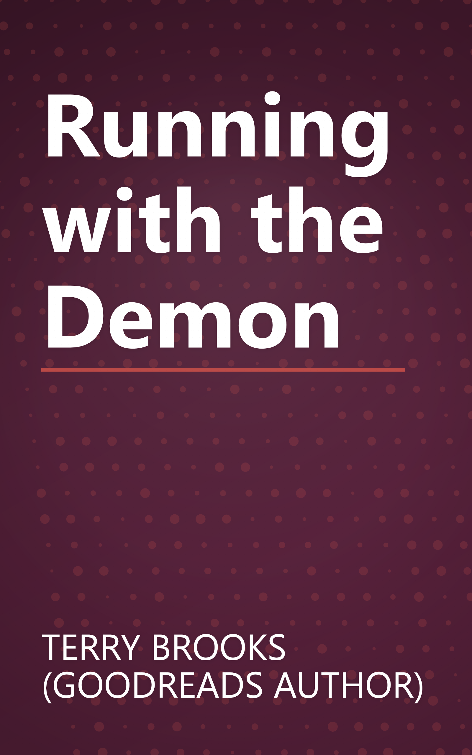 Running with the Demon book cover