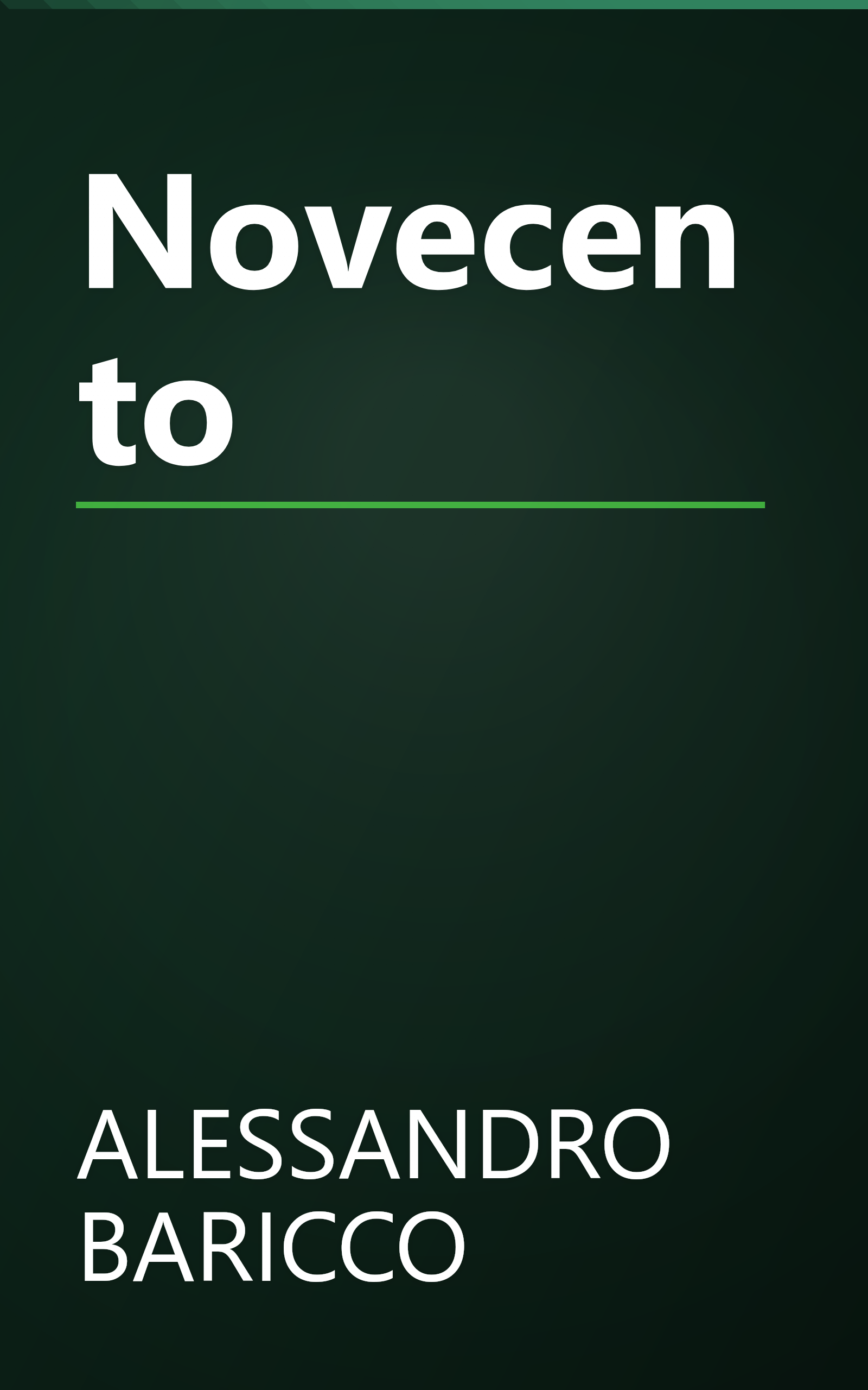 Novecento book cover