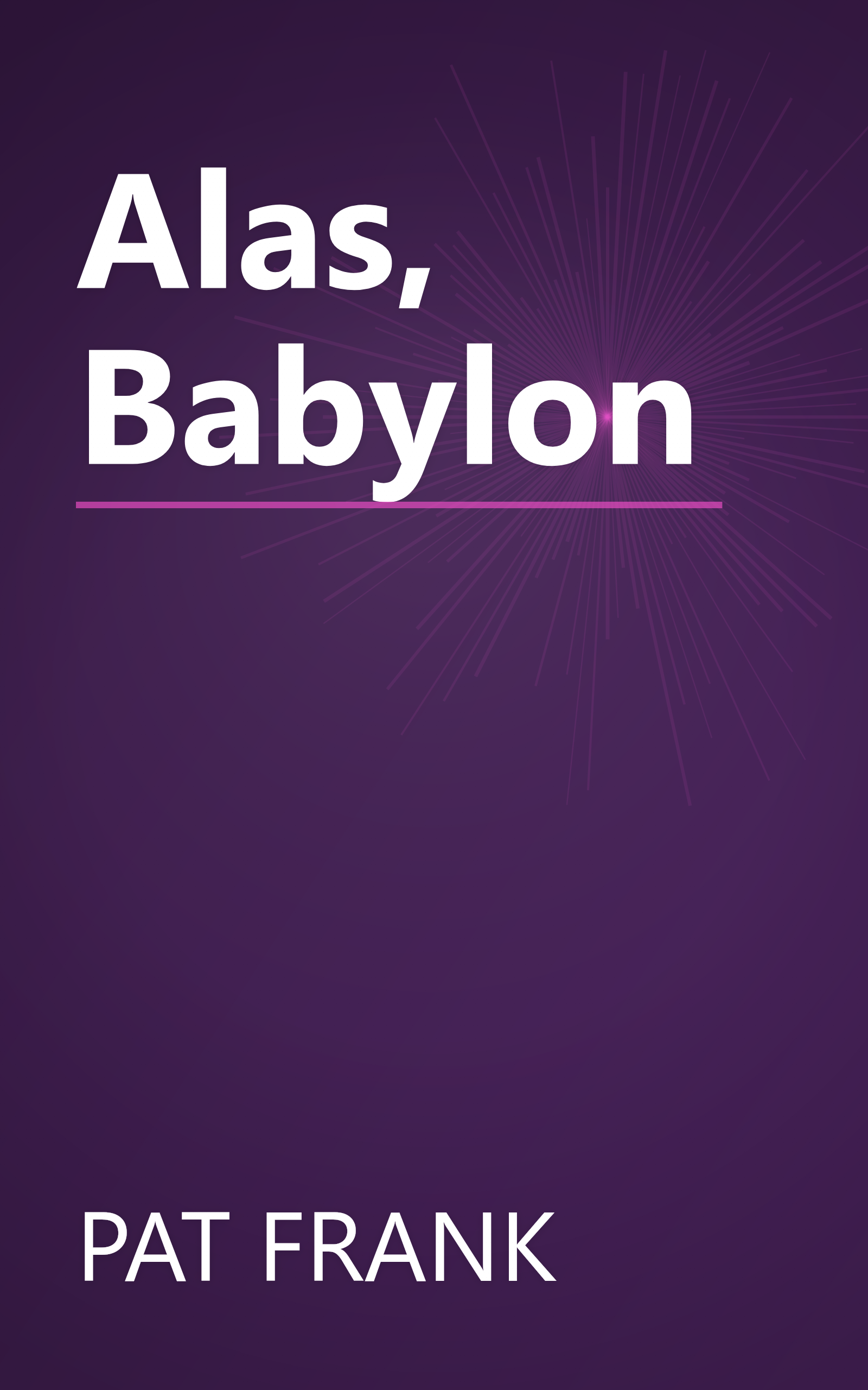 Alas, Babylon book cover