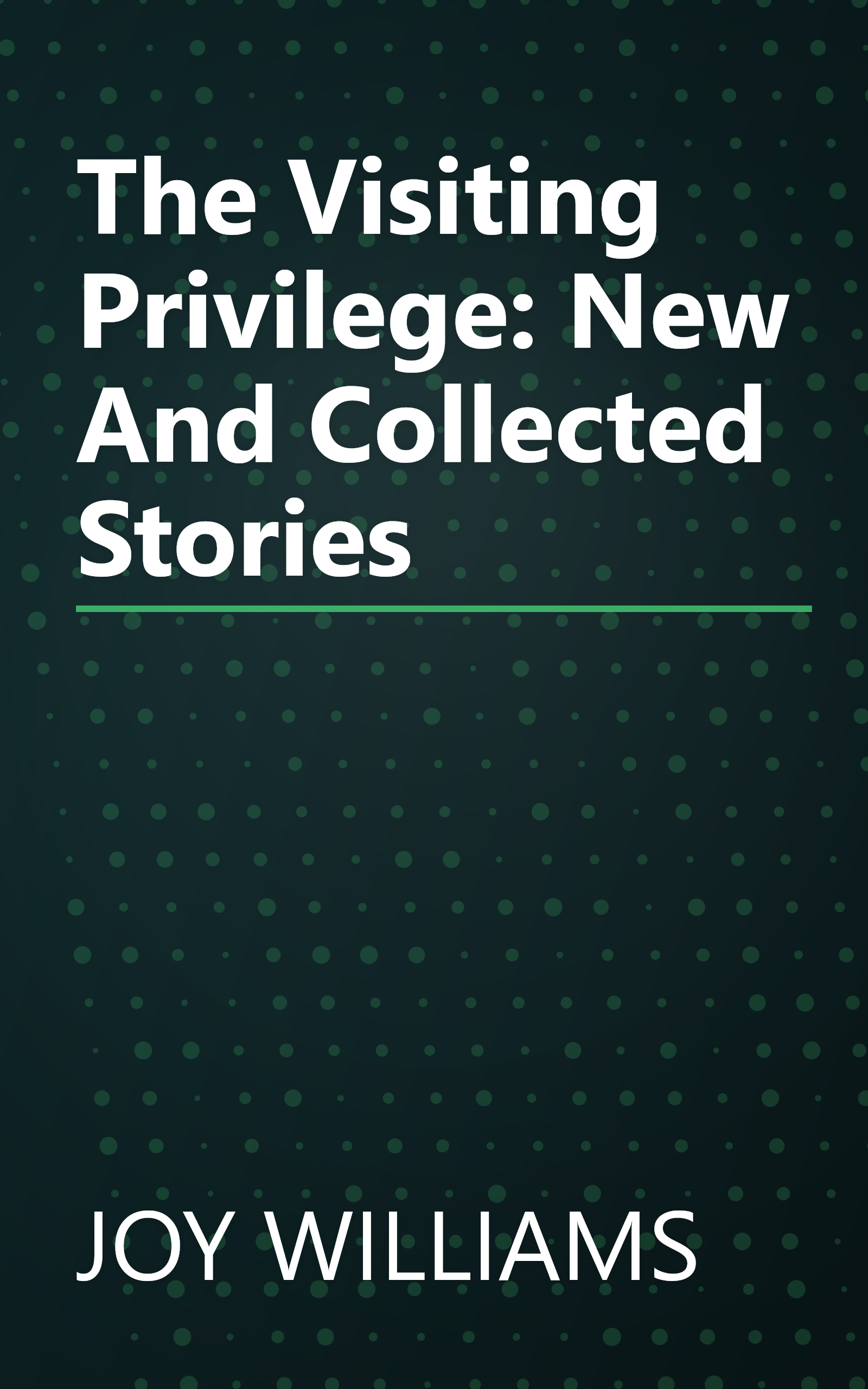 The Visiting Privilege: New And Collected Stories book cover