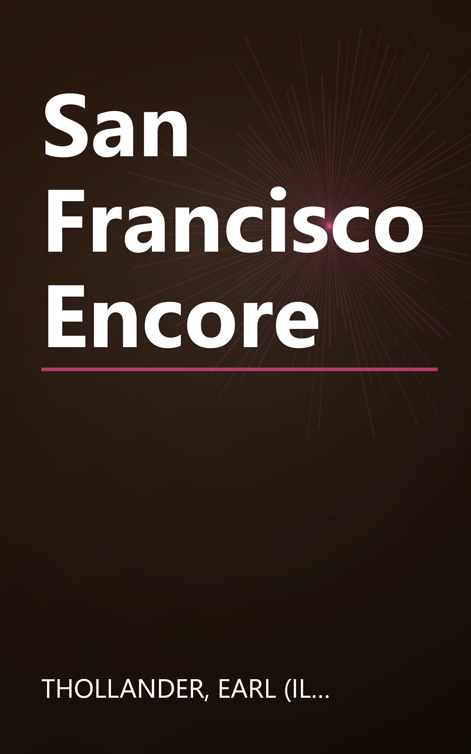 San Francisco Encore book cover