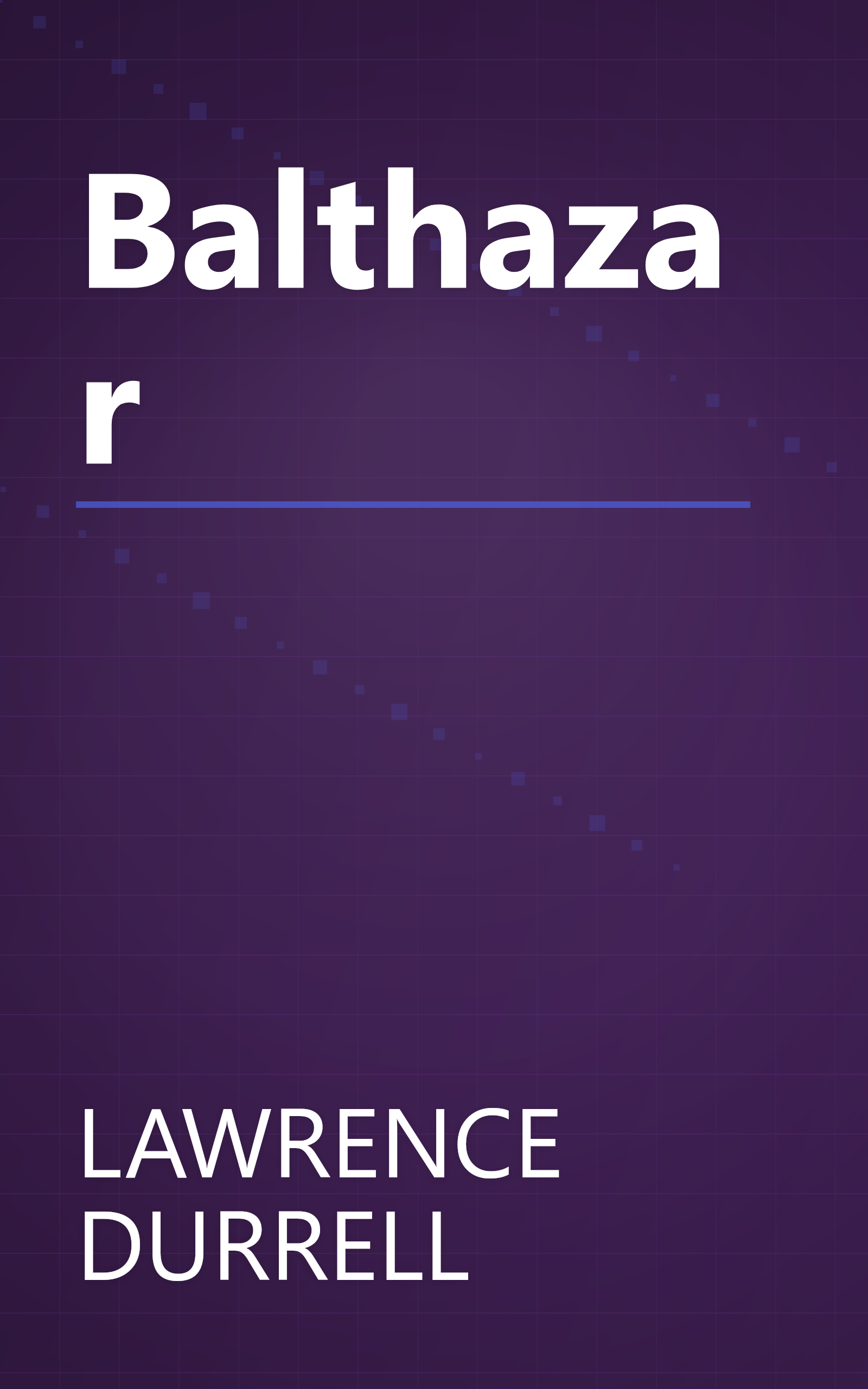 Balthazar book cover