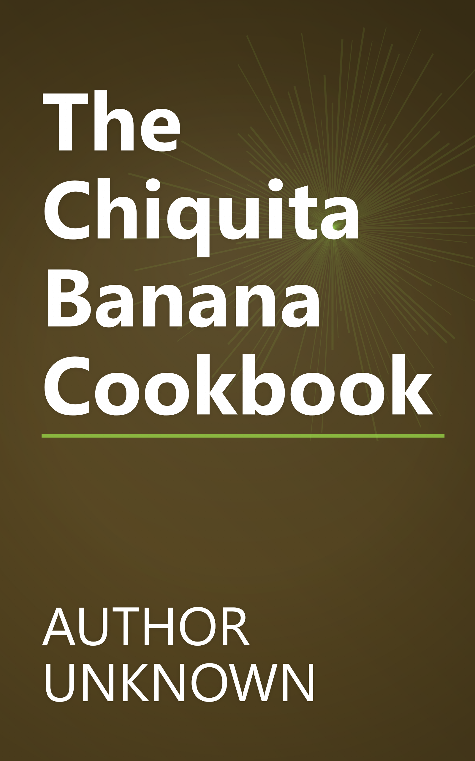 The Chiquita Banana Cookbook book cover