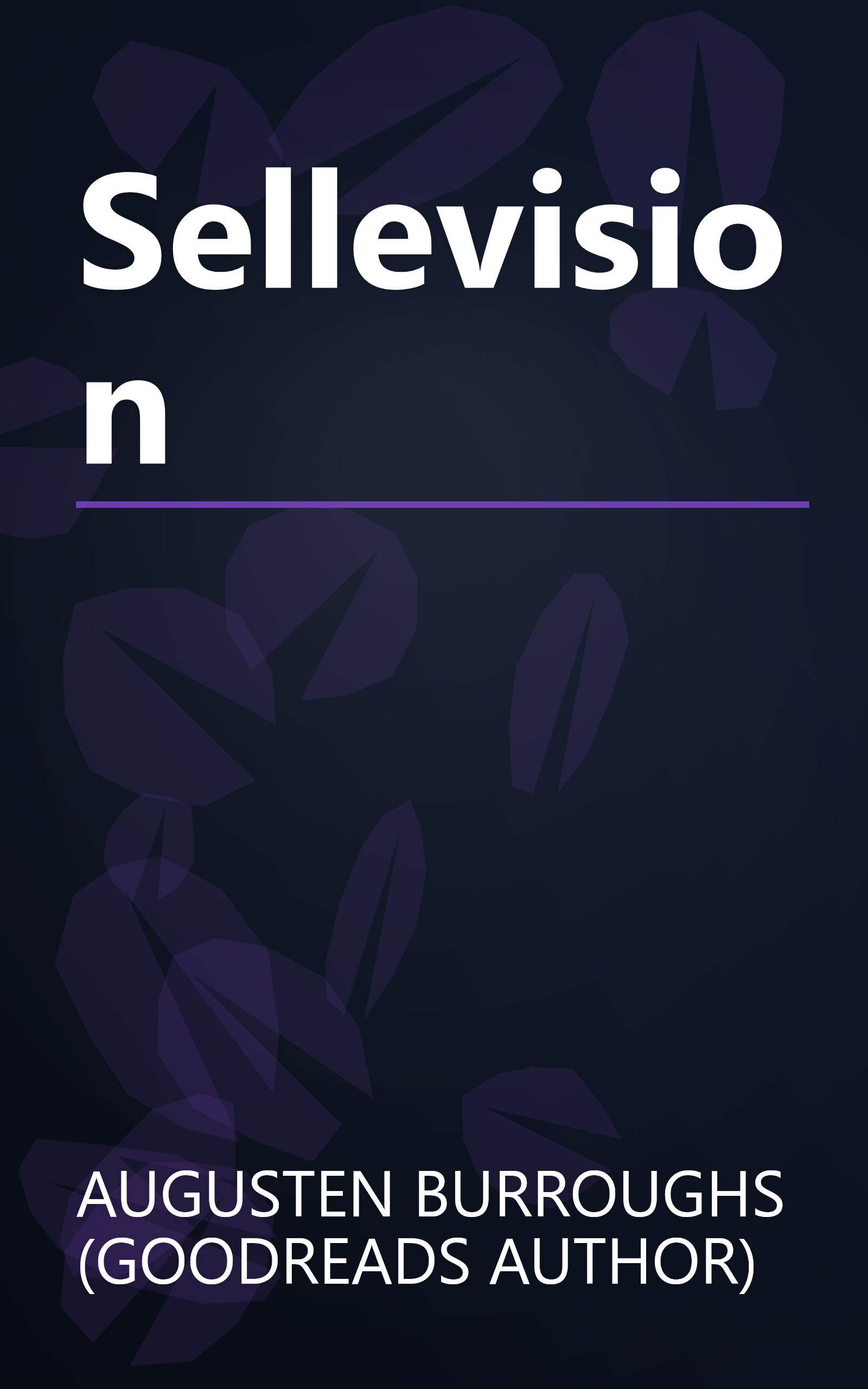 Sellevision book cover