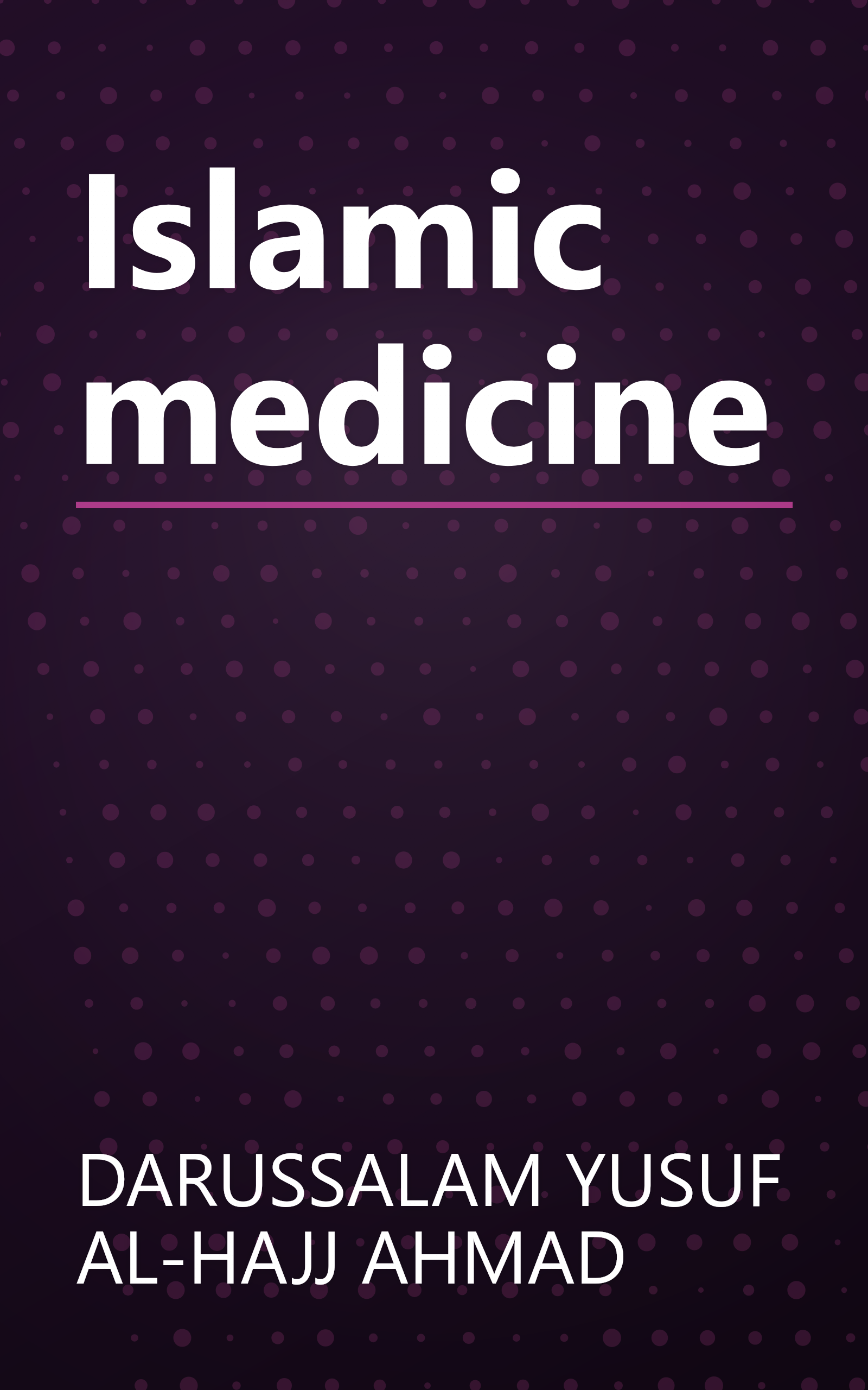 Islamic medicine book cover