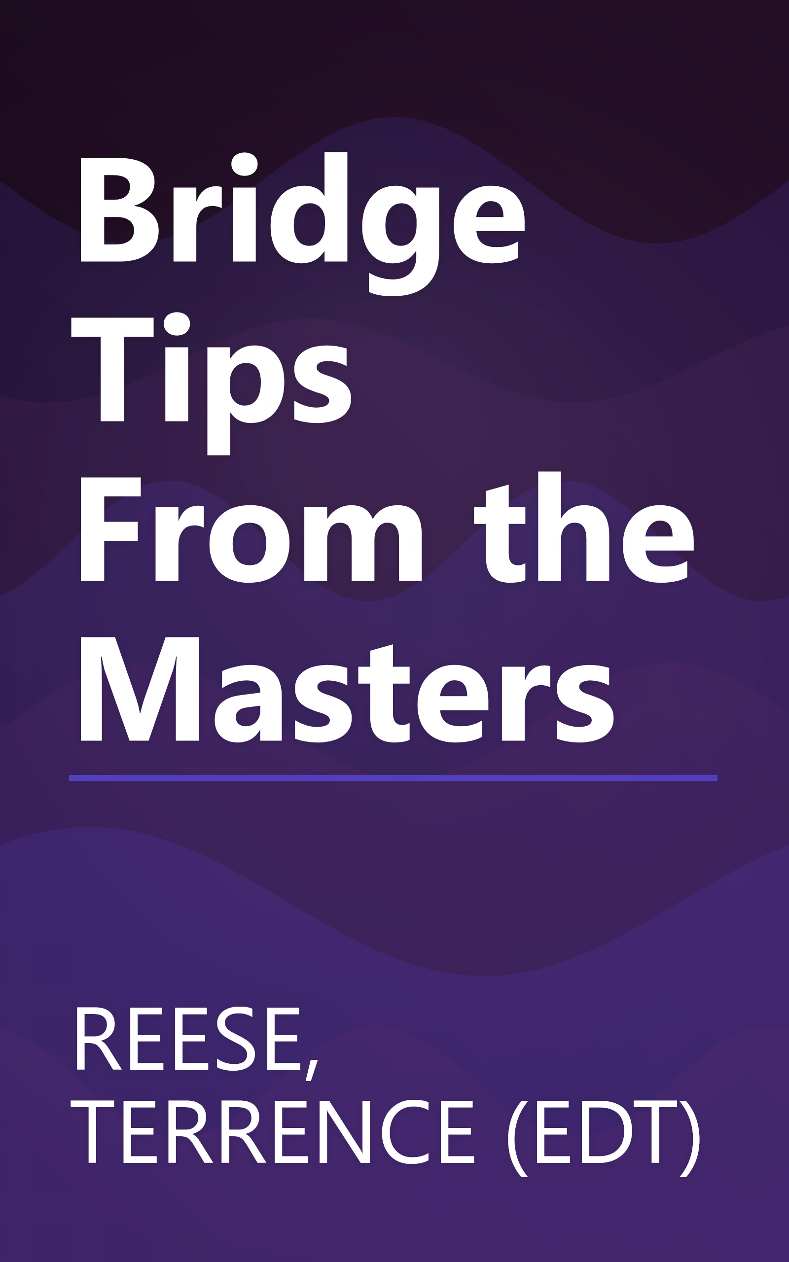 Bridge Tips From the Masters book cover