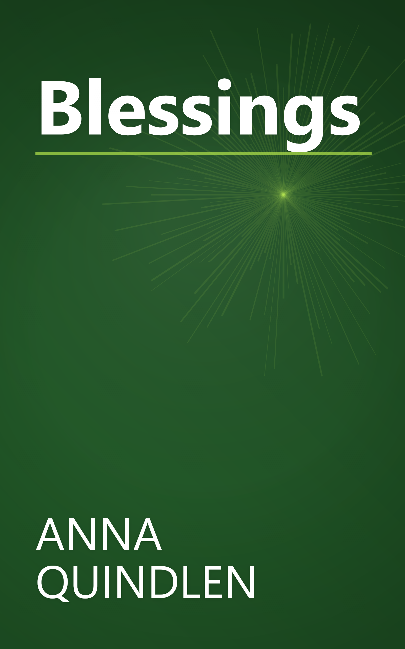 Blessings book cover