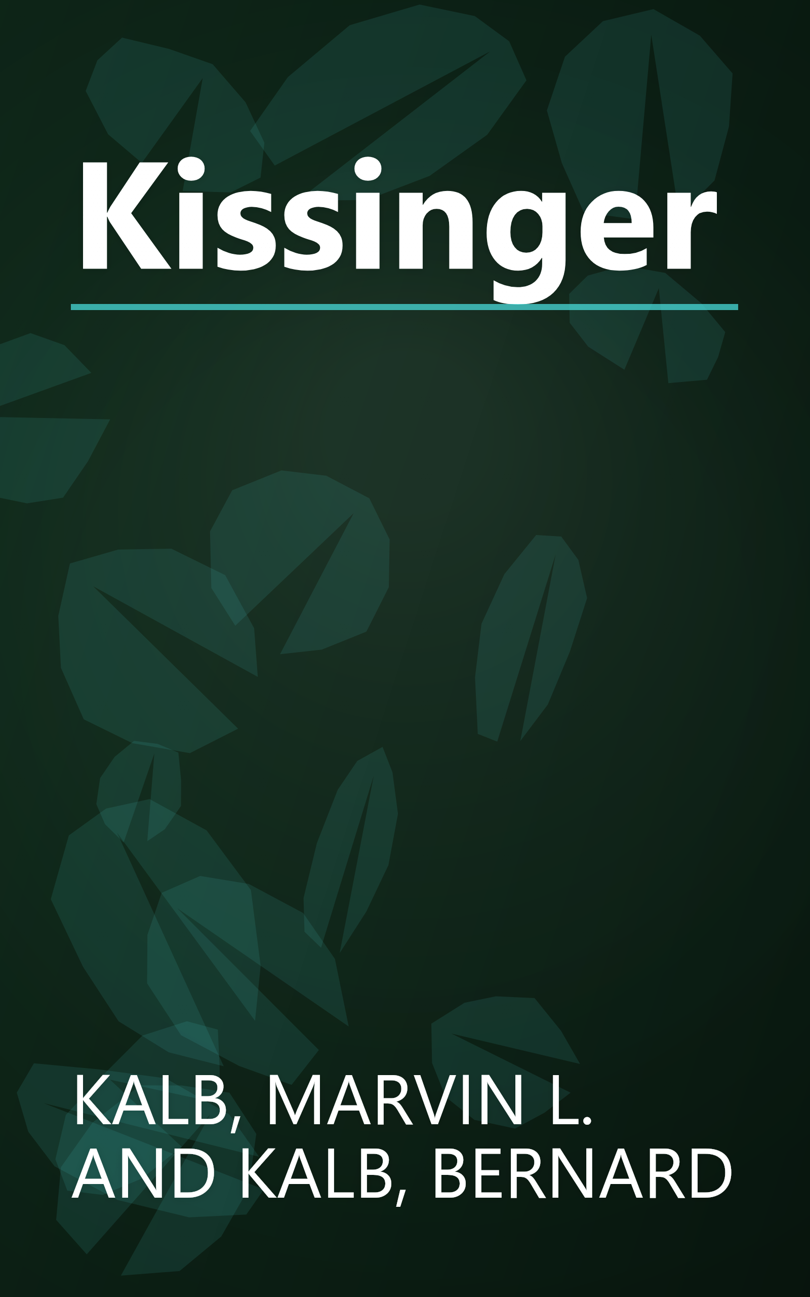 Kissinger book cover