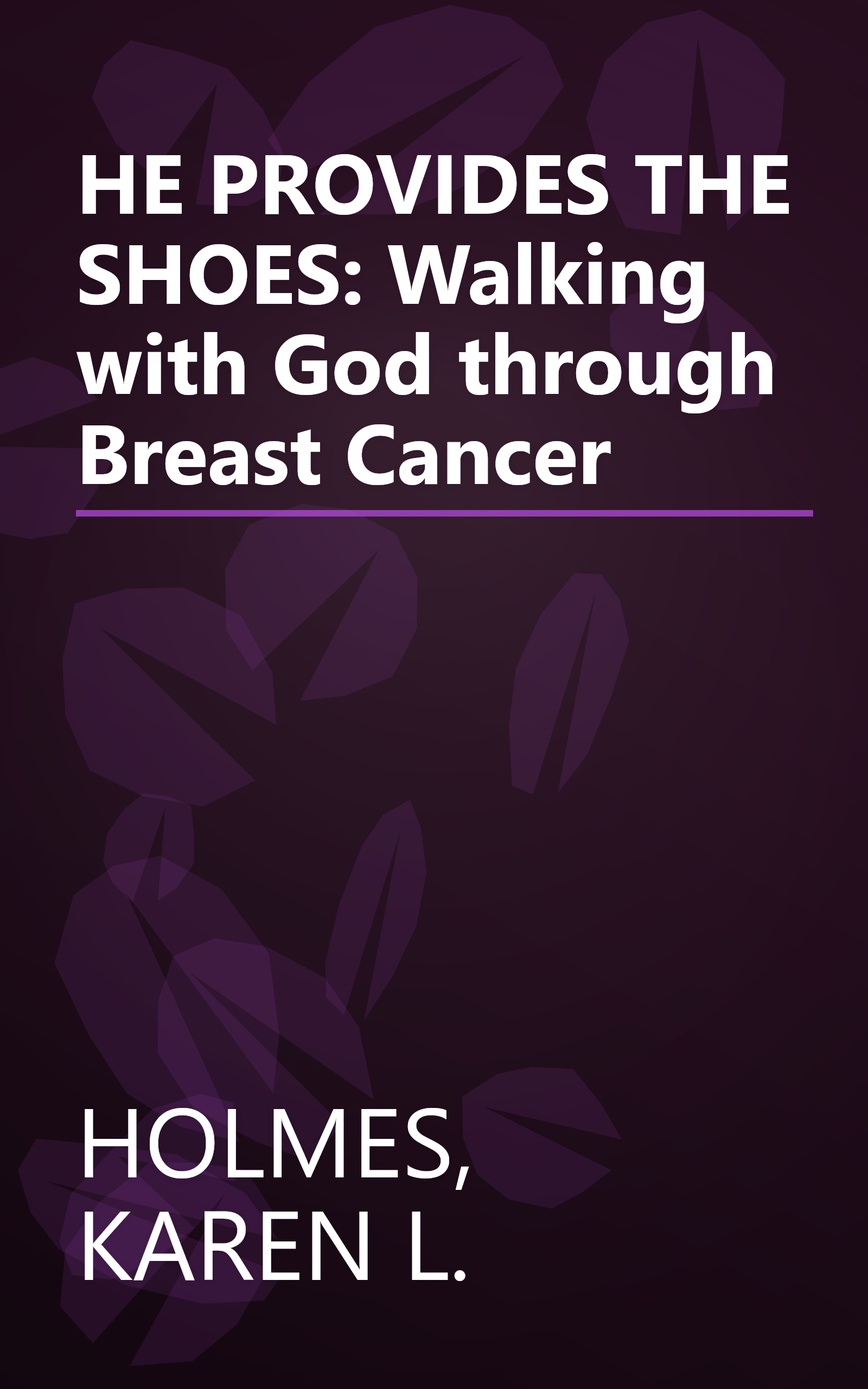 HE PROVIDES THE SHOES: Walking with God through Breast Cancer book cover