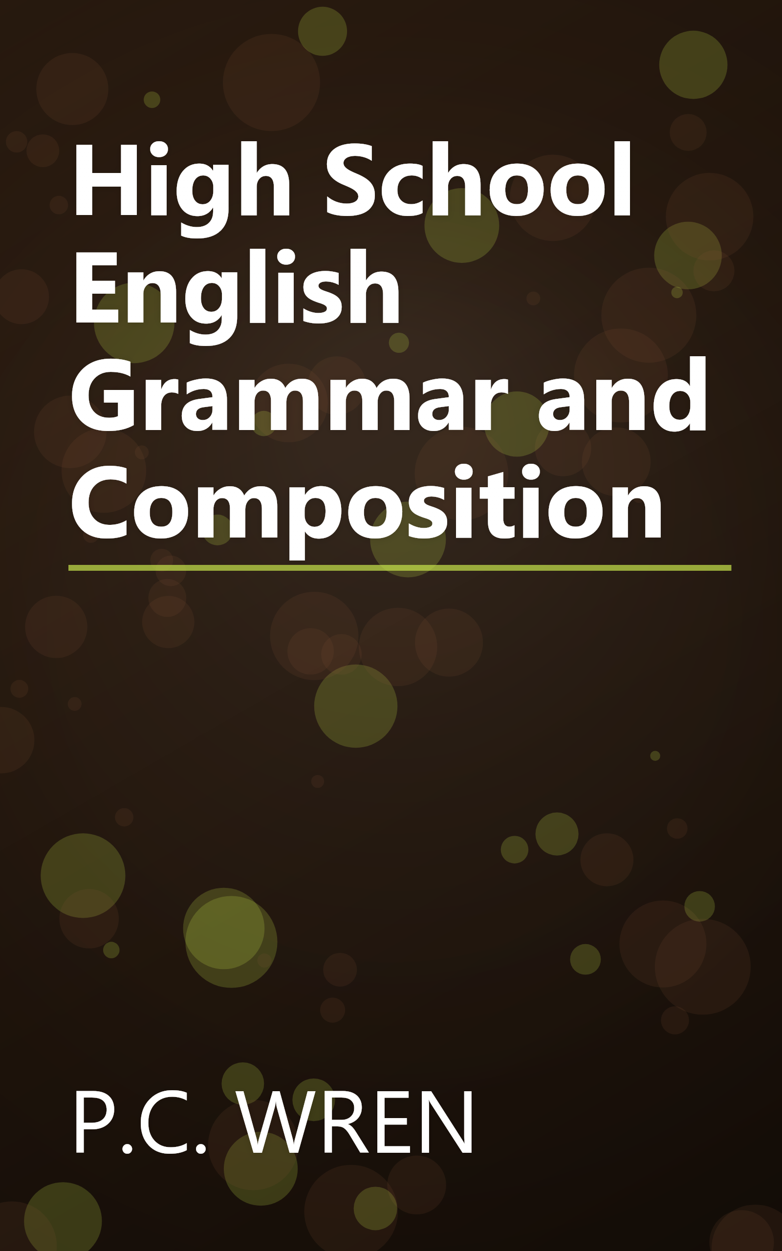 High School English Grammar and Composition book cover